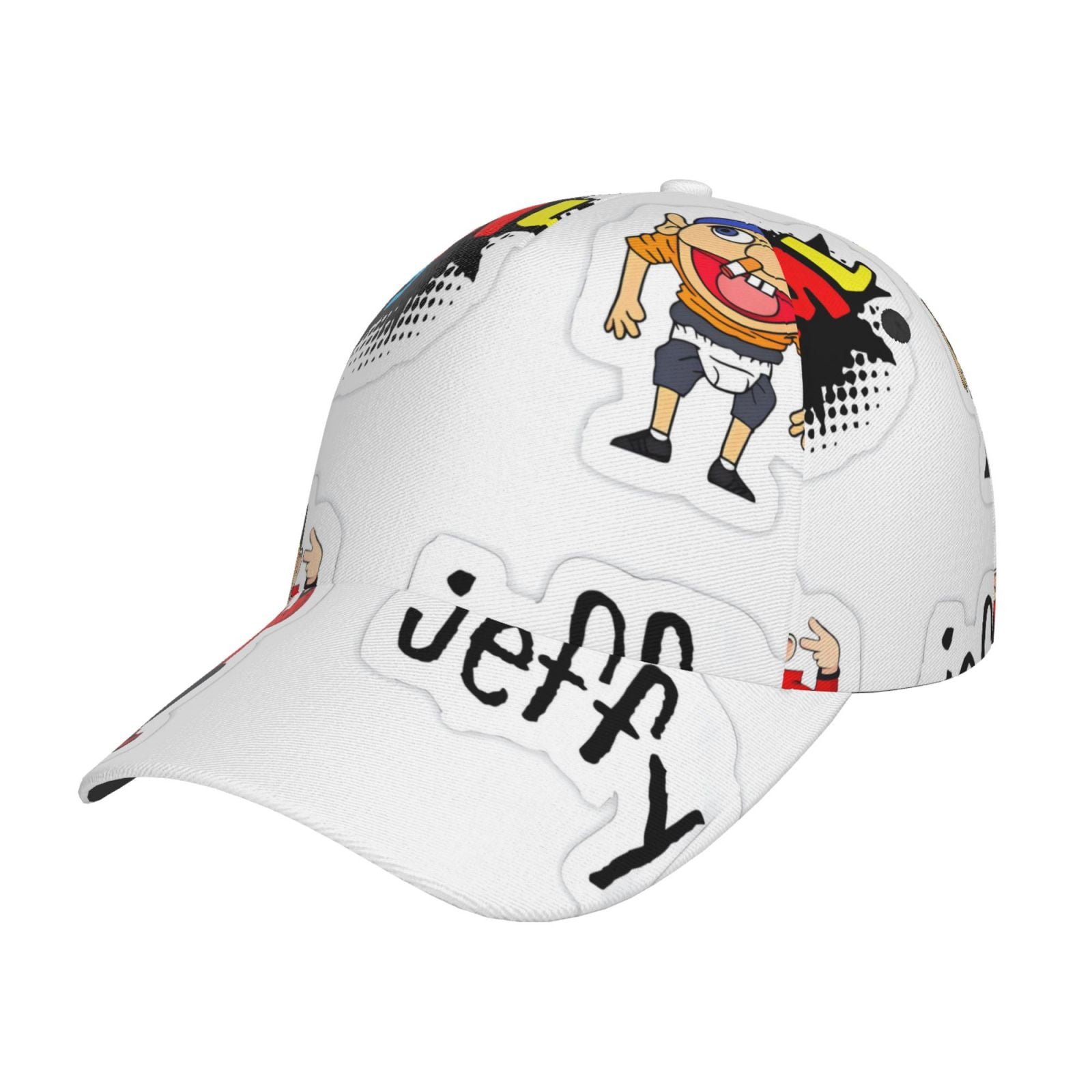 Saiise Men Women Sml Jeffy Bg Print Sported Baseball Cap Adjustable ...