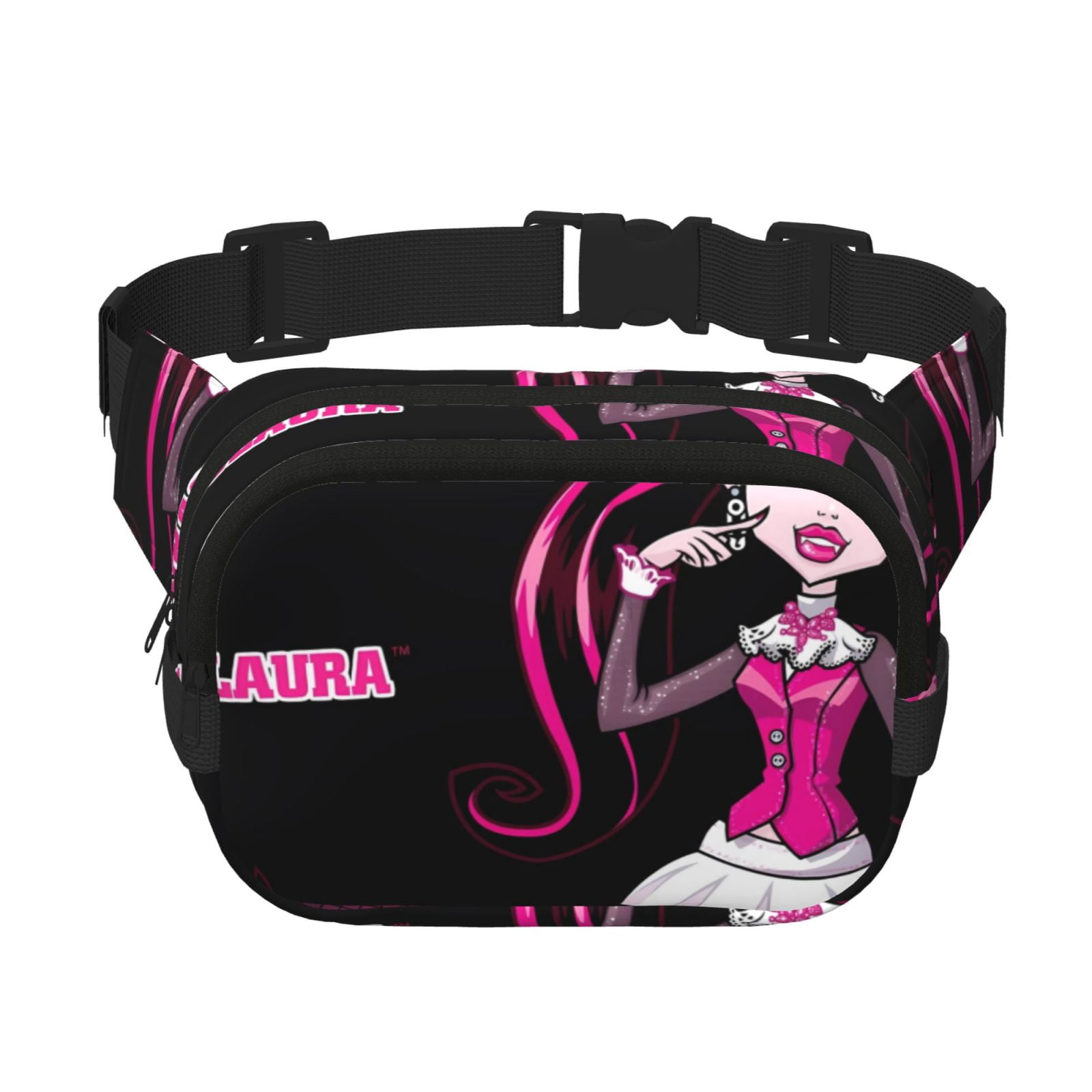 Saiise Monster High Print Fanny Pack Crossbody Bag for Women and Men ...