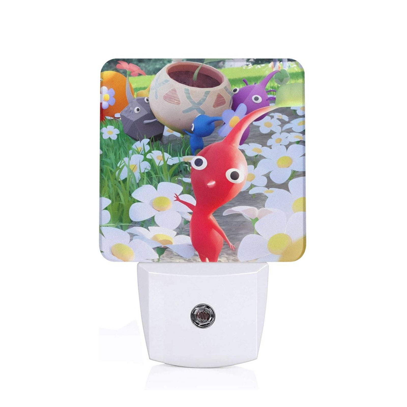 Saiise Pikmin Print LED Night Light for Bathroom,Hallway,Bedroom,Kids ...