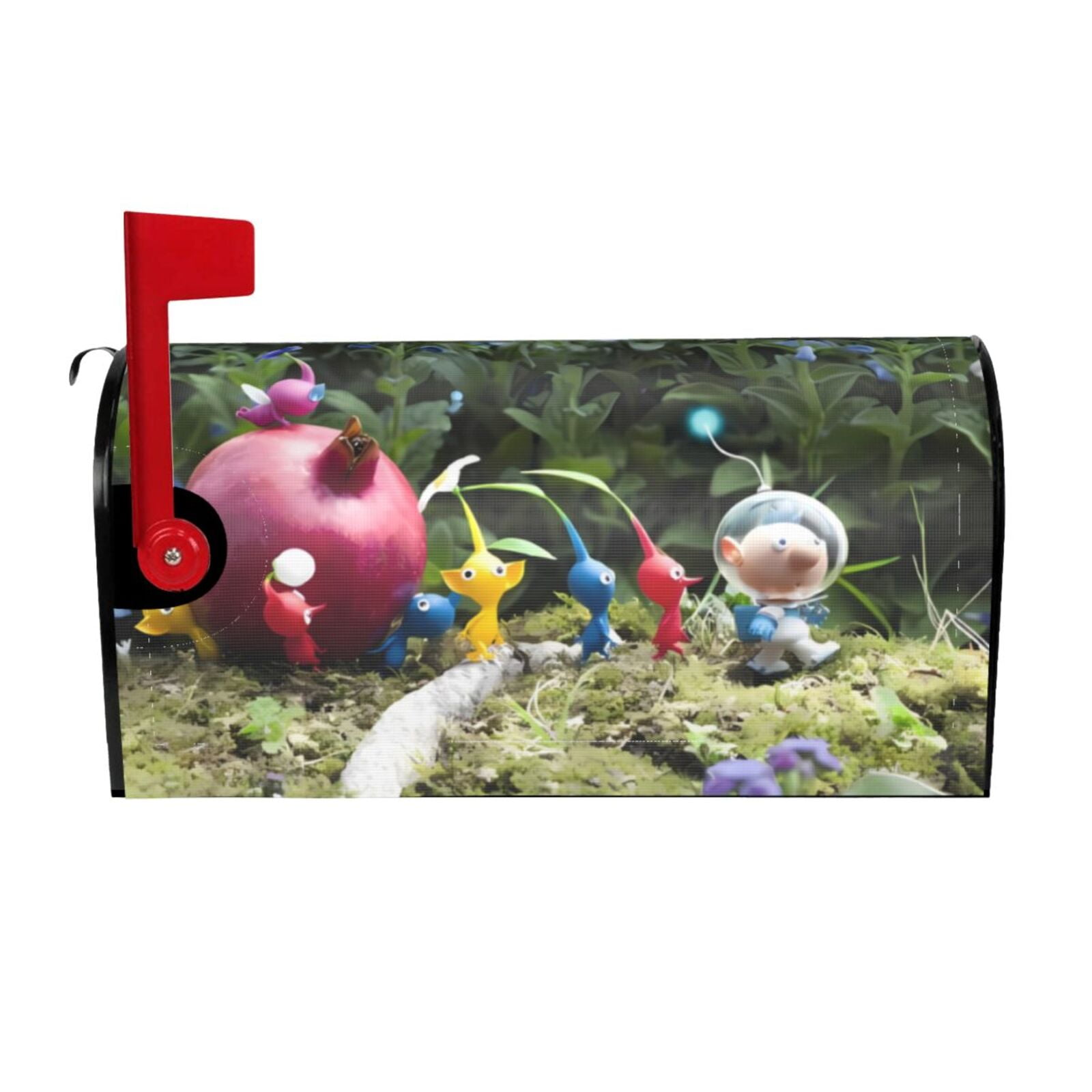Saiise Pikmin Print Mailbox Covers Magnetic Letter Post Box Cover Wrap ...