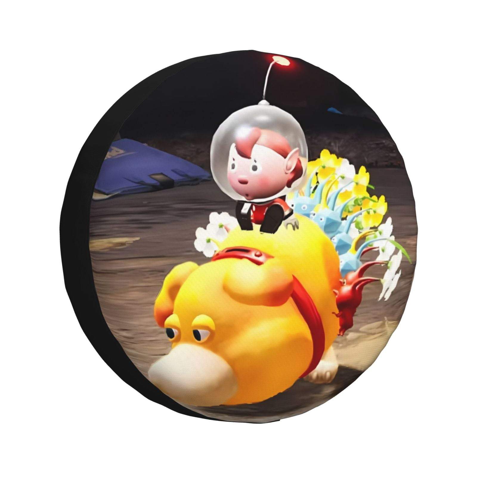 Saiise Pikmin Print Rv Spare Tire Cover Wheel Tire Cover for Travel ...