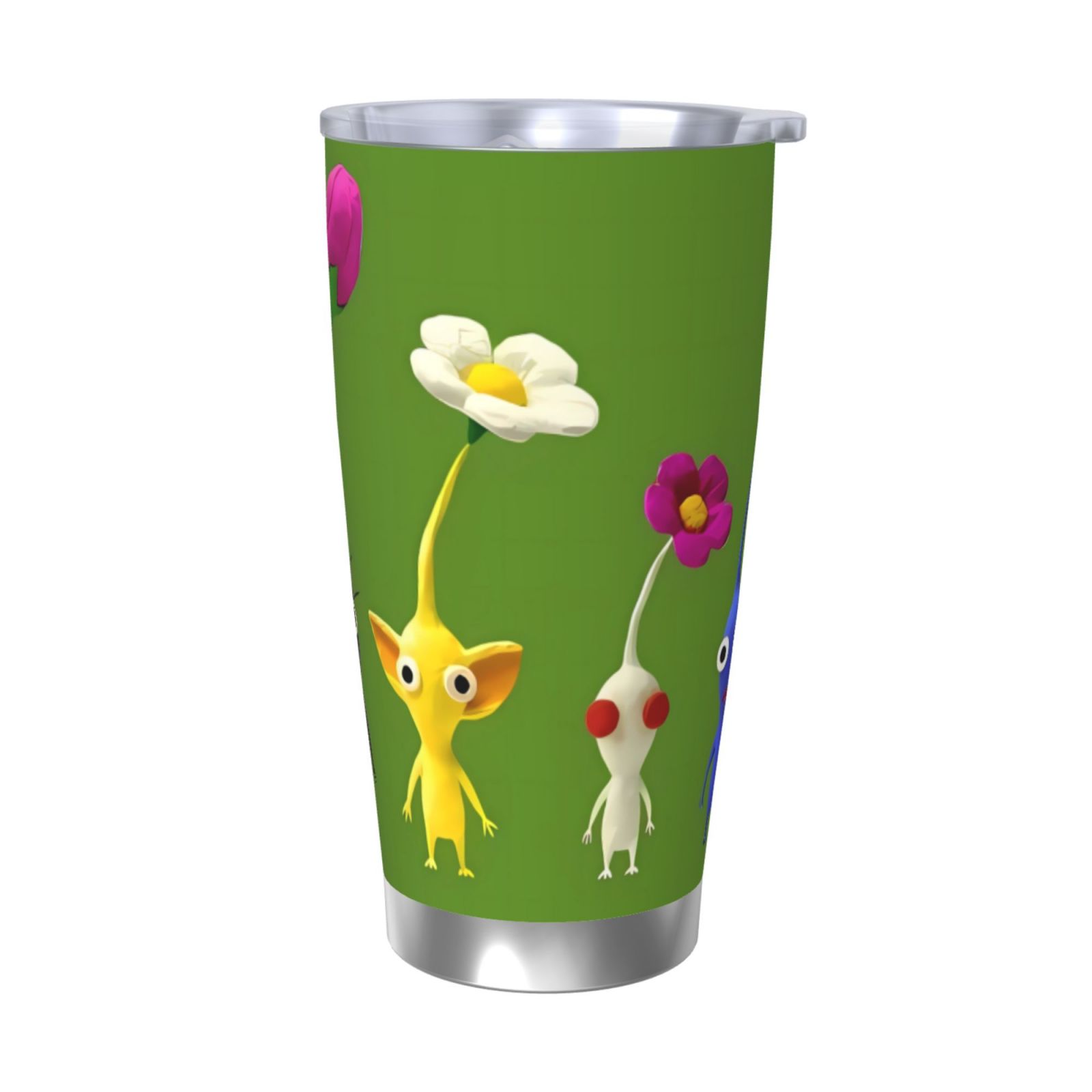 Saiise Pikmin Print Tumbler 20 Oz Stainless Steel Vacuum Insulated with ...