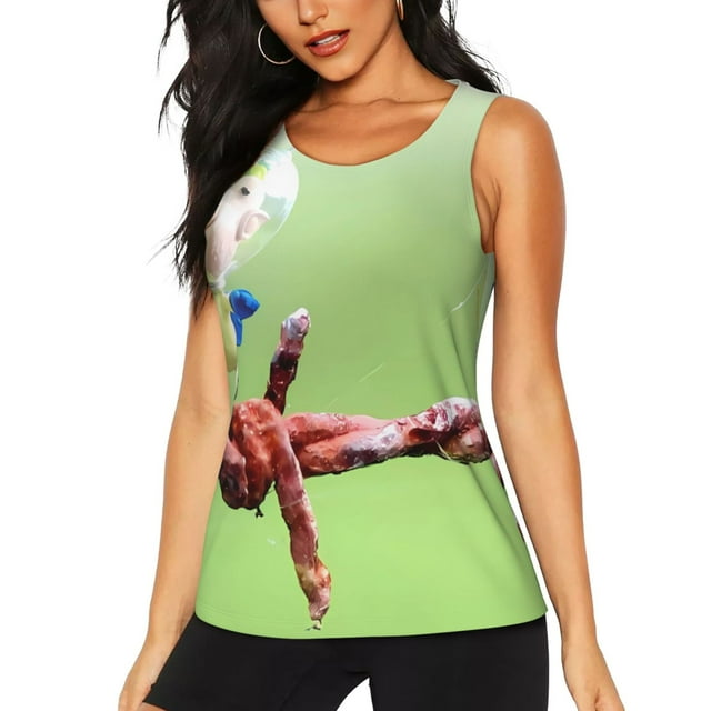 Saiise Pikmin Print Workout Tank Tops for Women Athletic Tanks Fast Dry ...