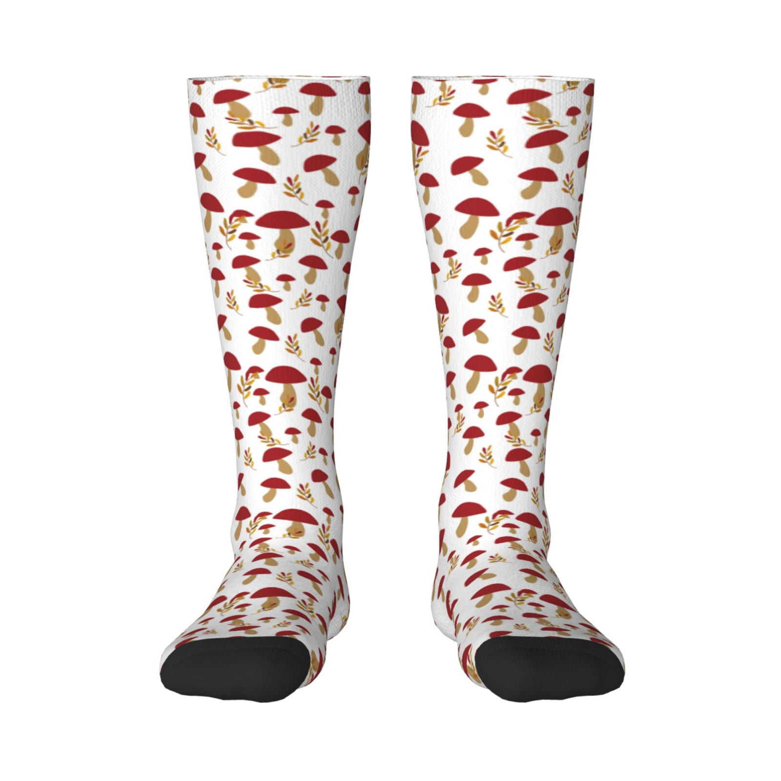 Saiise Red Mushroom Funny Socks Men Women Boys Kids Adults Novelty ...