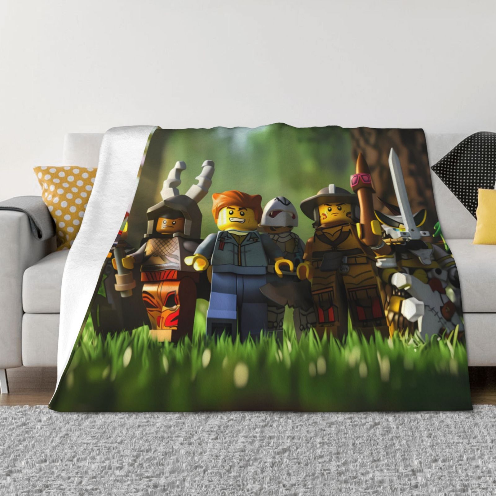 Saiise Roblox Throw Blanket 80"x60" ,Soft Lightweight Cozy All Season ...