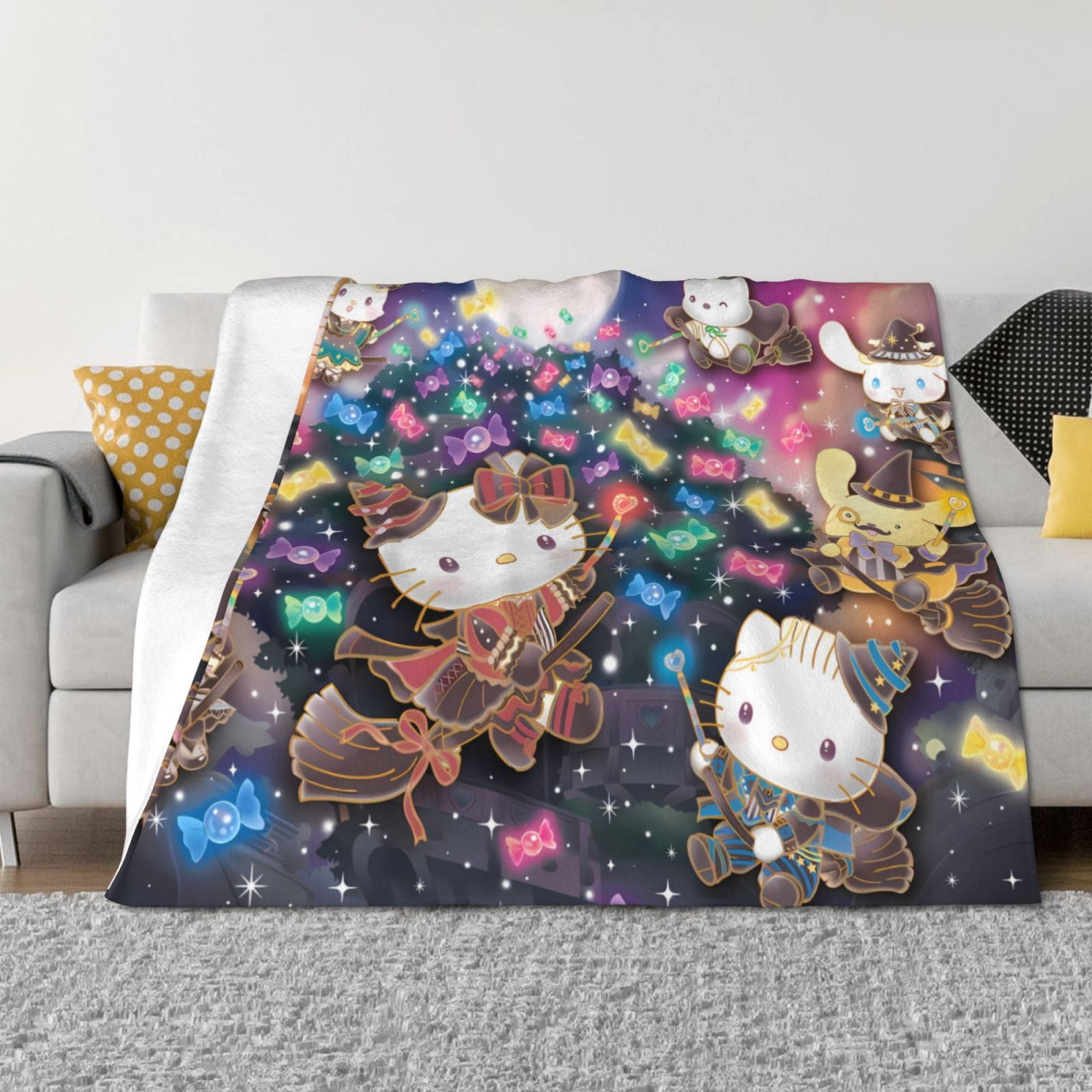 Saiise Sanrio Bm Throw Blanket 50"x40" ,Soft Lightweight Cozy All ...
