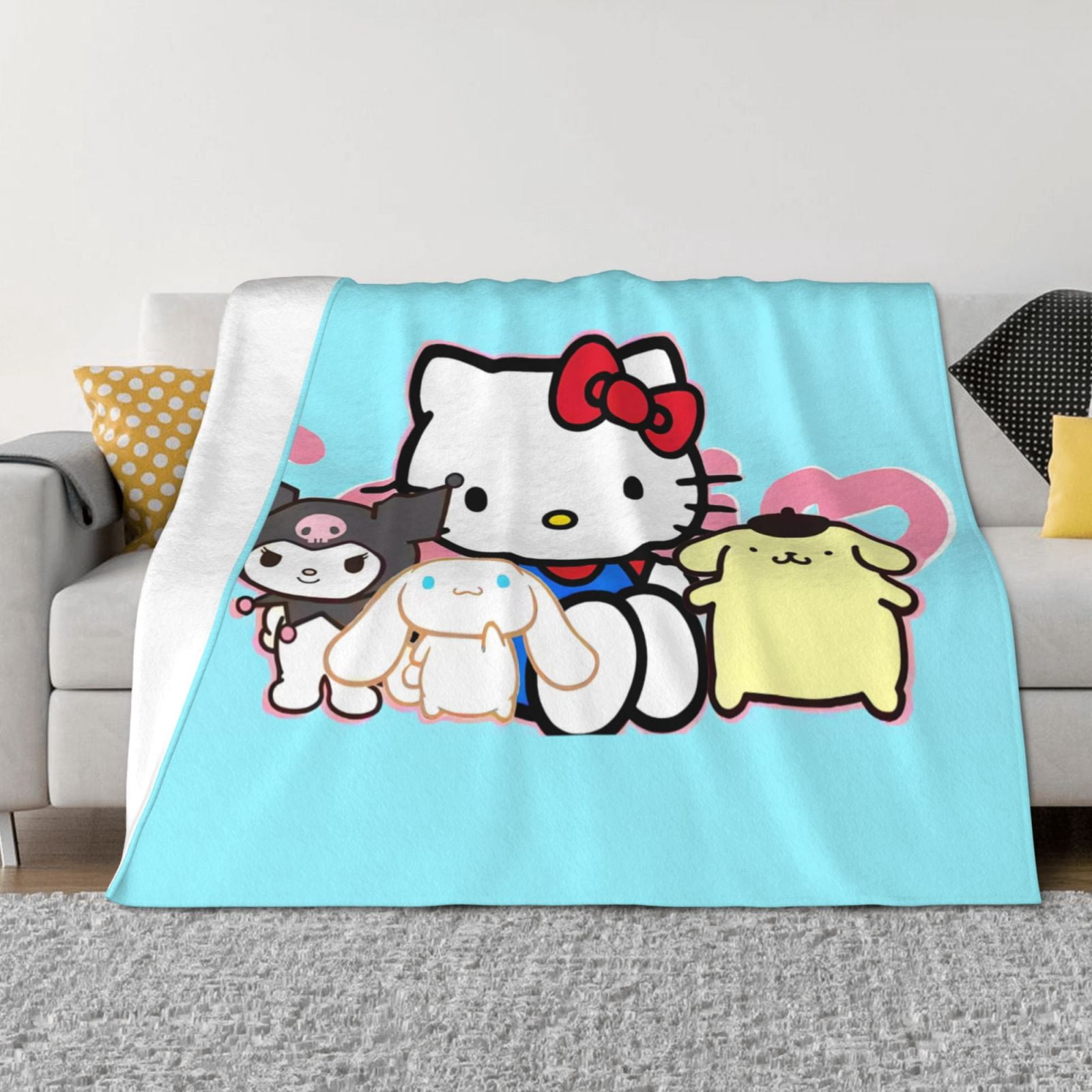 Saiise Sanrio Cn Throw Blanket 50"x40" ,Soft Lightweight Cozy All ...