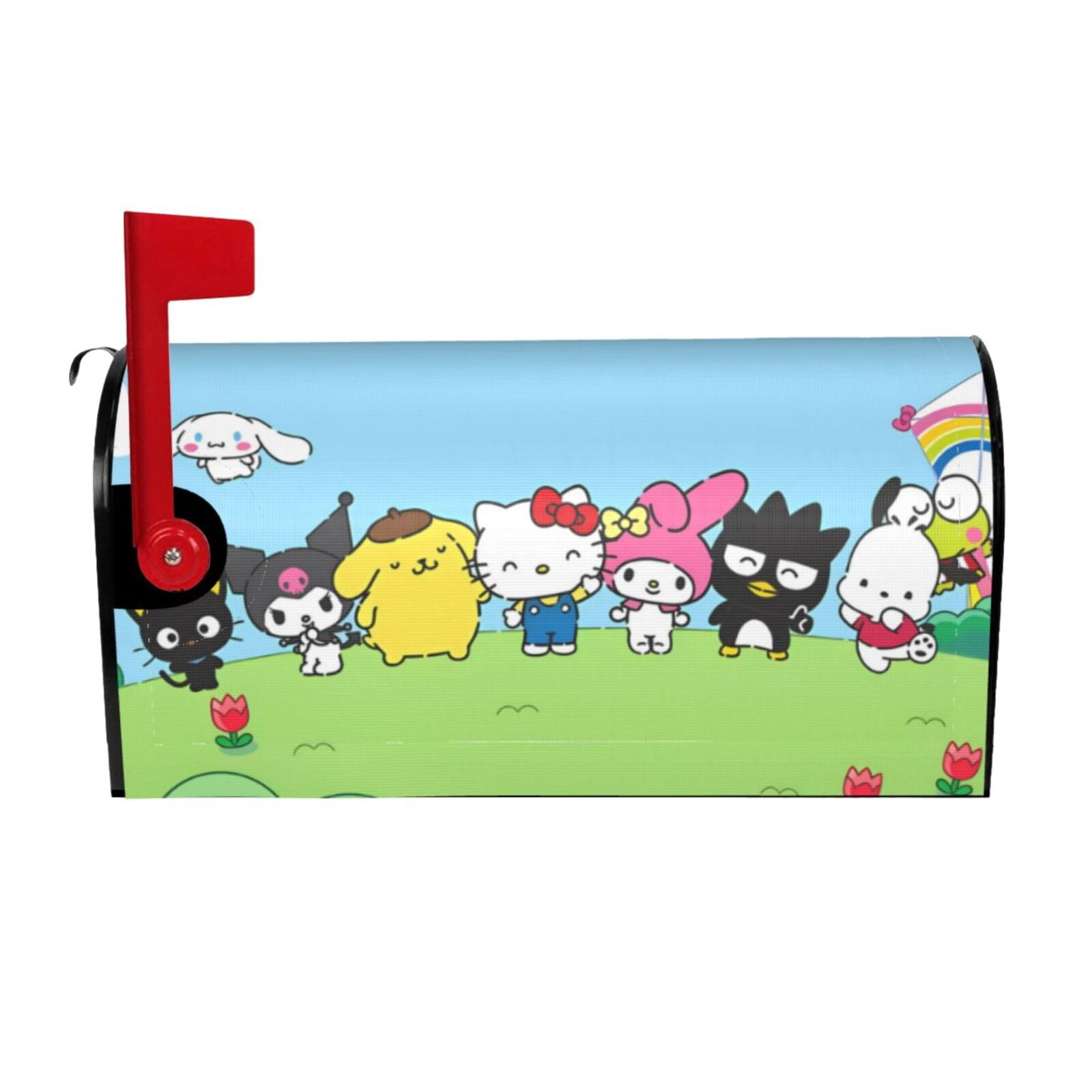 Saiise Sanrio Print Mailbox Covers Magnetic Letter Post Box Cover Wrap ...