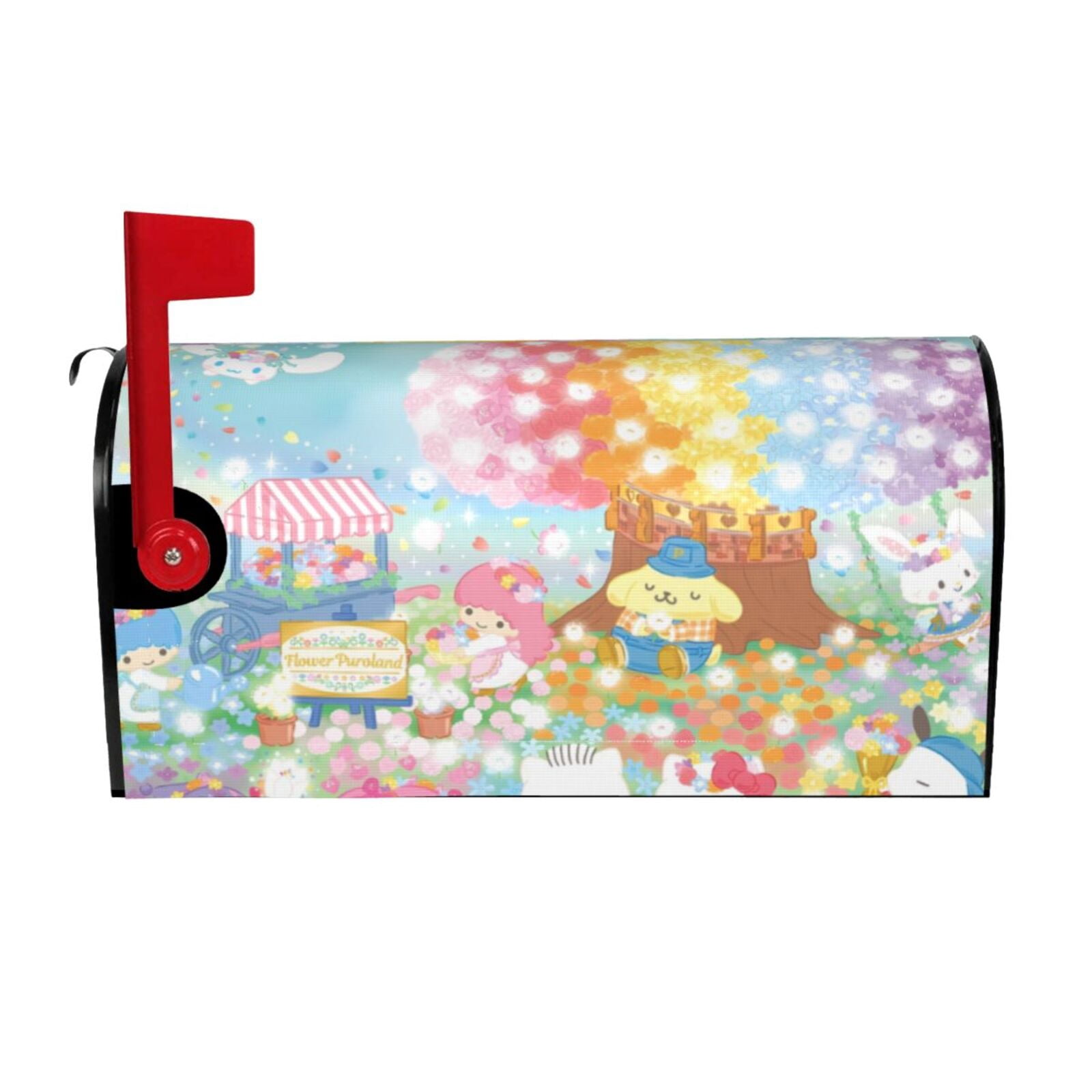 Saiise Sanrio Print Mailbox Covers Magnetic Letter Post Box Cover Wrap ...