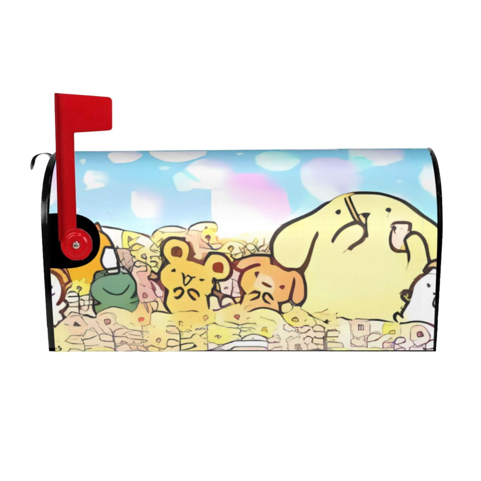 Saiise Sanrio Print Mailbox Covers Magnetic Letter Post Box Cover Wrap ...