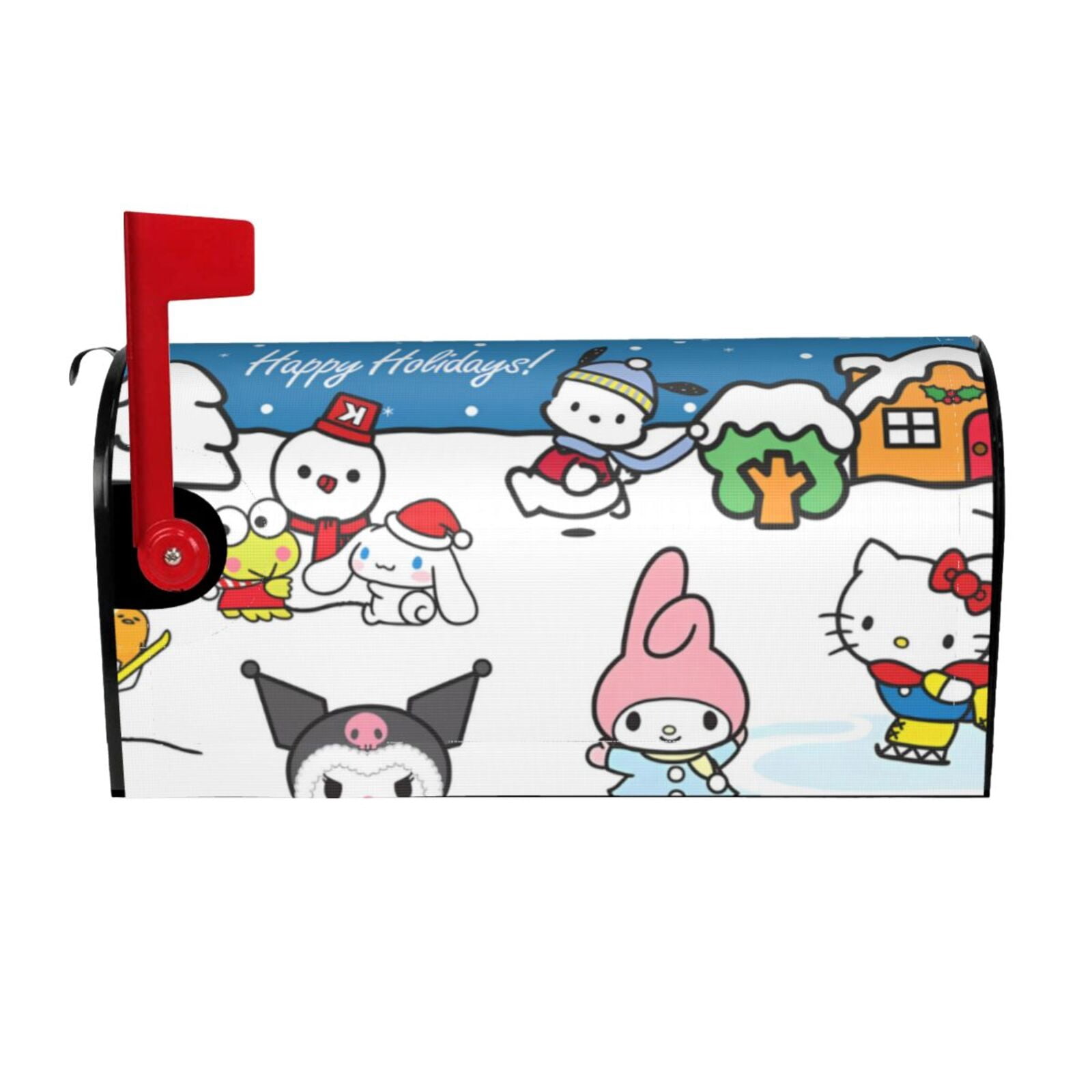 Saiise Sanrio Print Mailbox Covers Magnetic Letter Post Box Cover Wrap ...