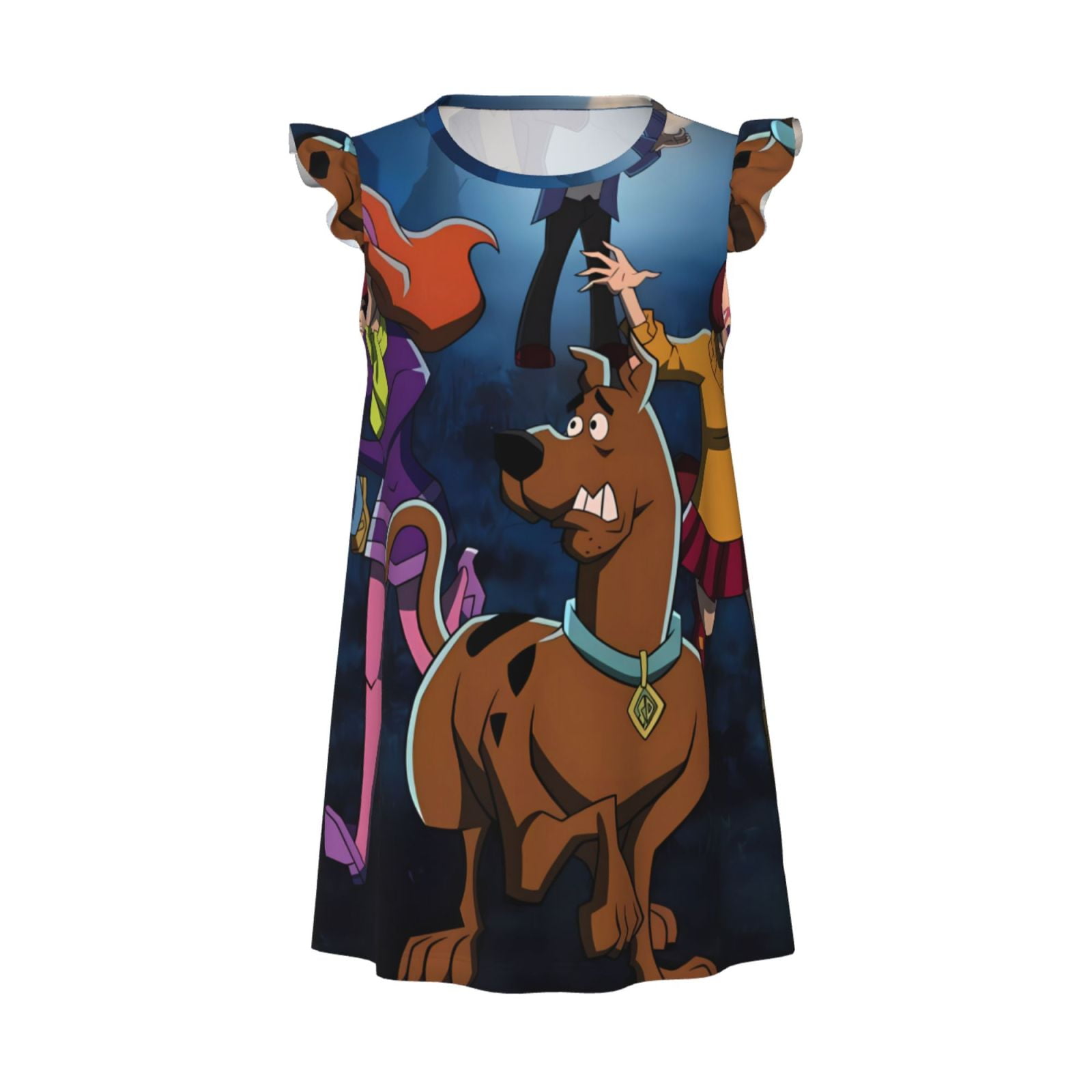 Saiise Scooby-Doo At Girls Nightgowns Pajamas Dress 3D Printed Flutter ...