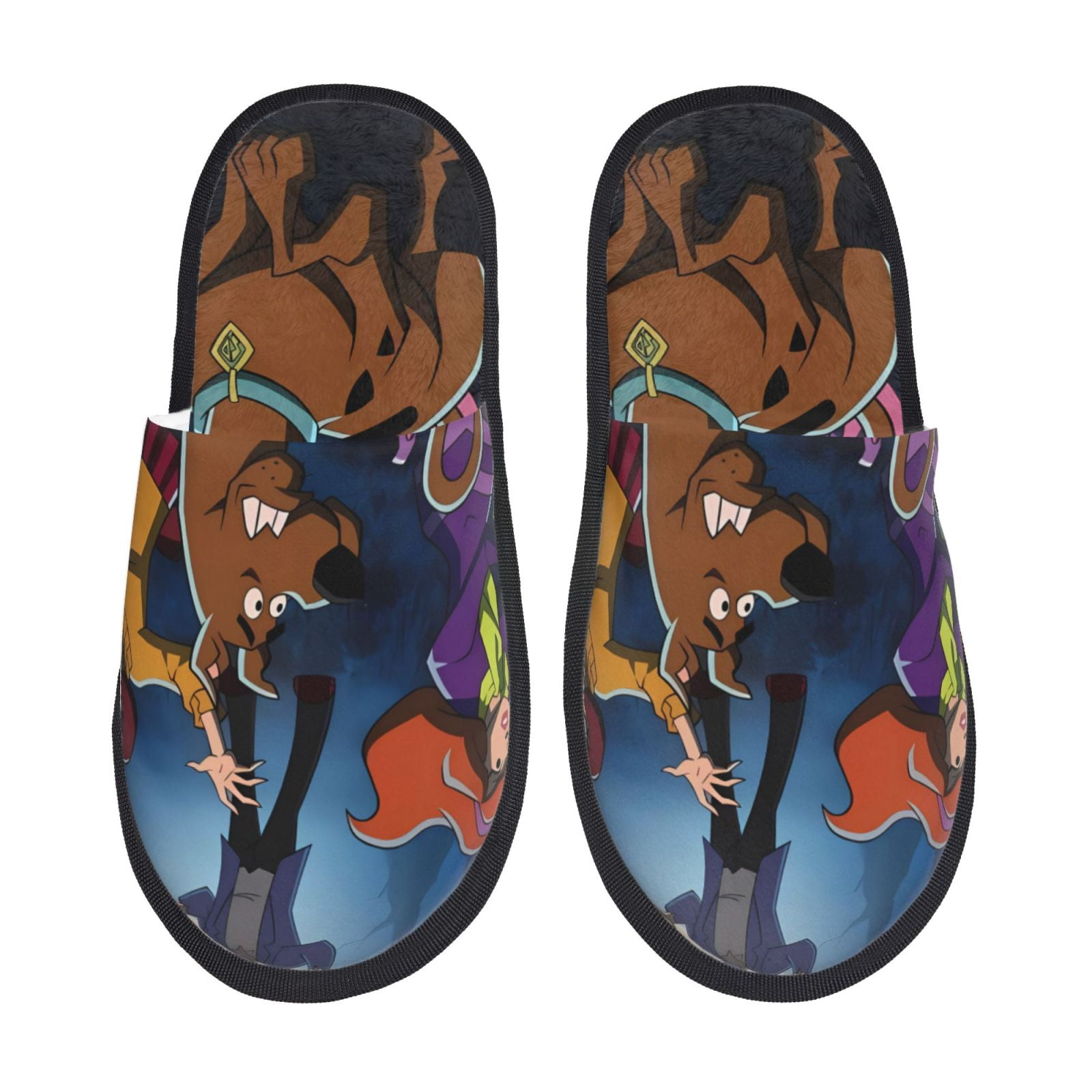 Saiise Scooby-Doo At Womens Slipper with Memory Foam Fluffy Soft Warm ...