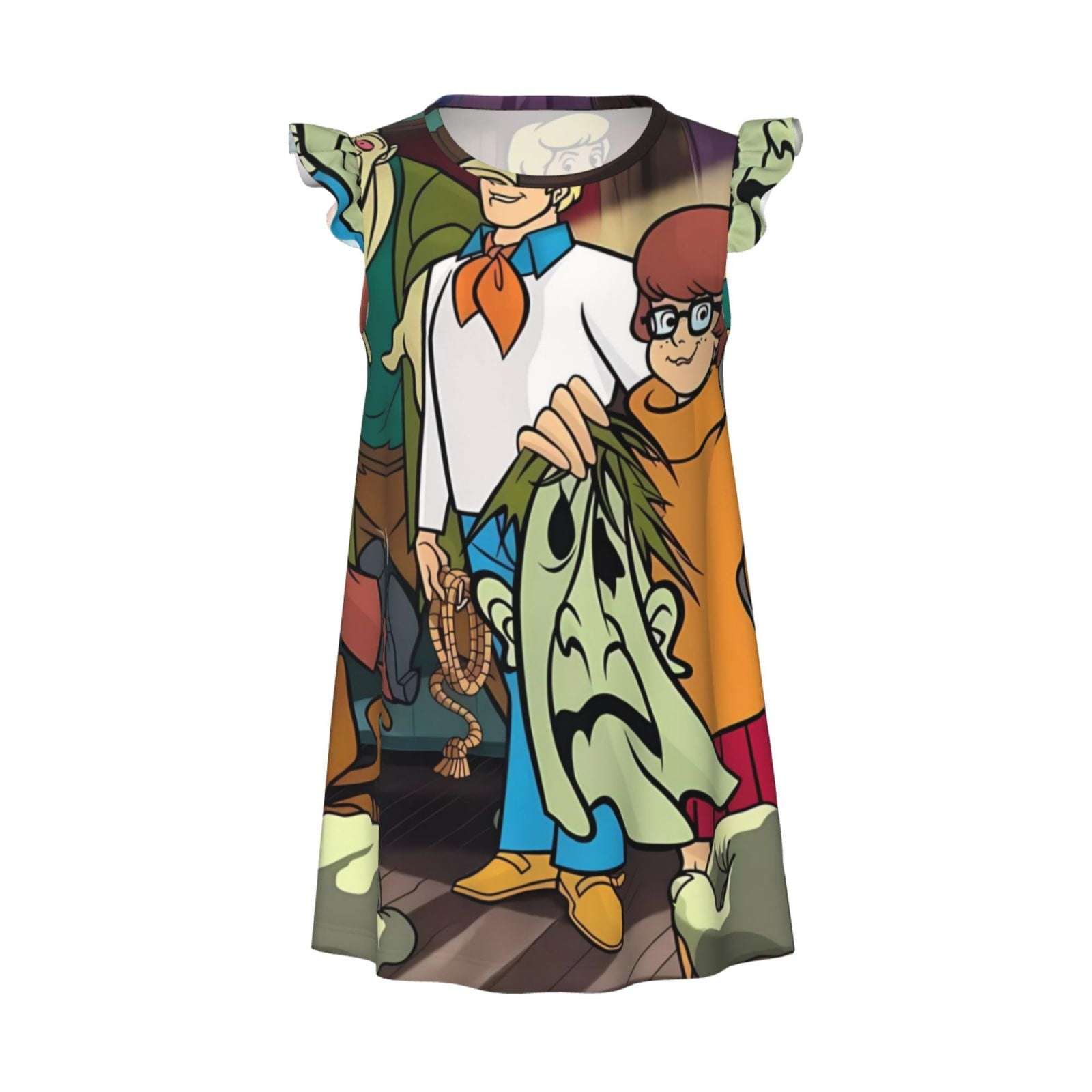 Saiise Scooby-Doo Bt Girls Nightgowns Pajamas Dress 3D Printed Flutter ...