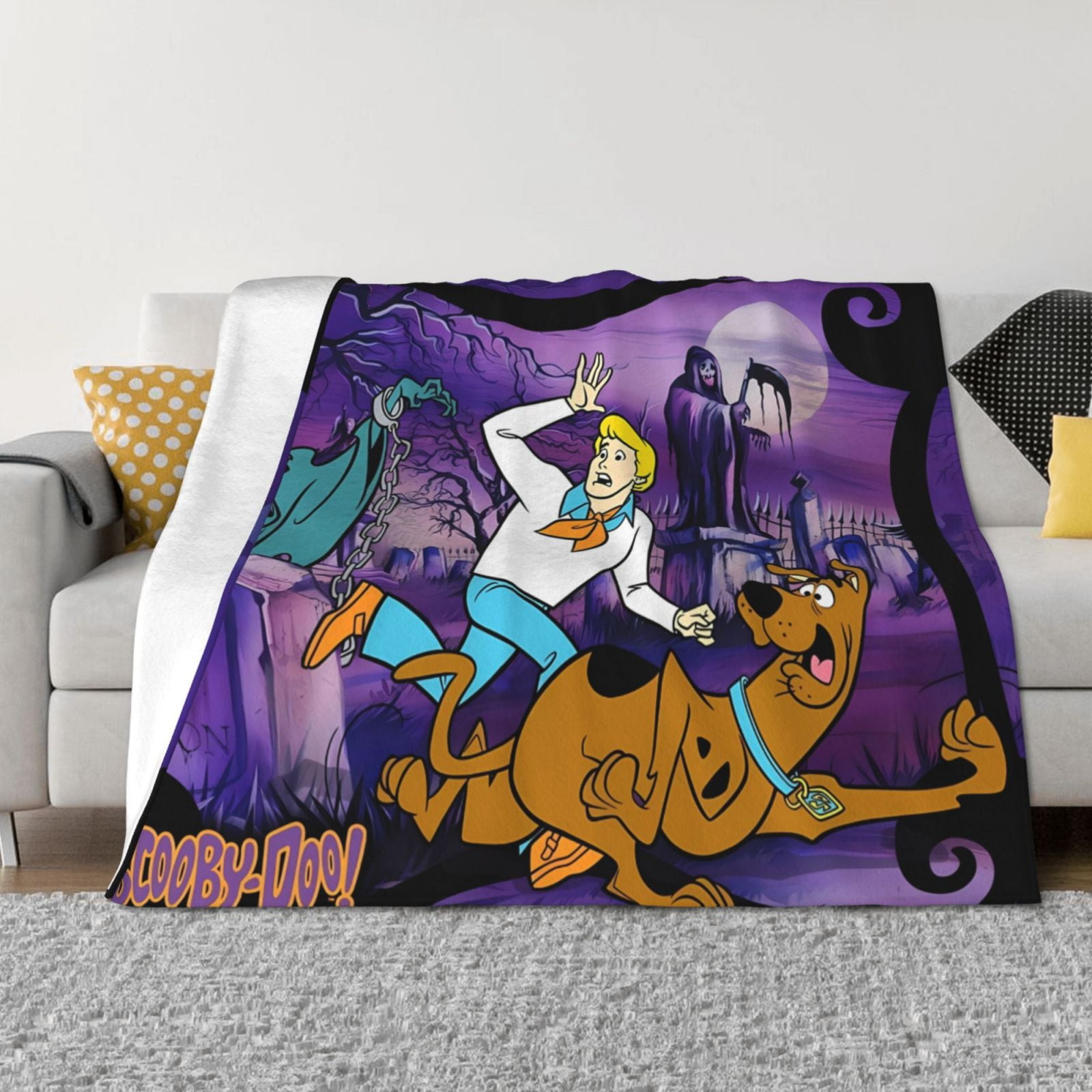 Saiise Scooby-Doo Ci Throw Blanket 60"x50" ,Soft Lightweight Cozy All ...