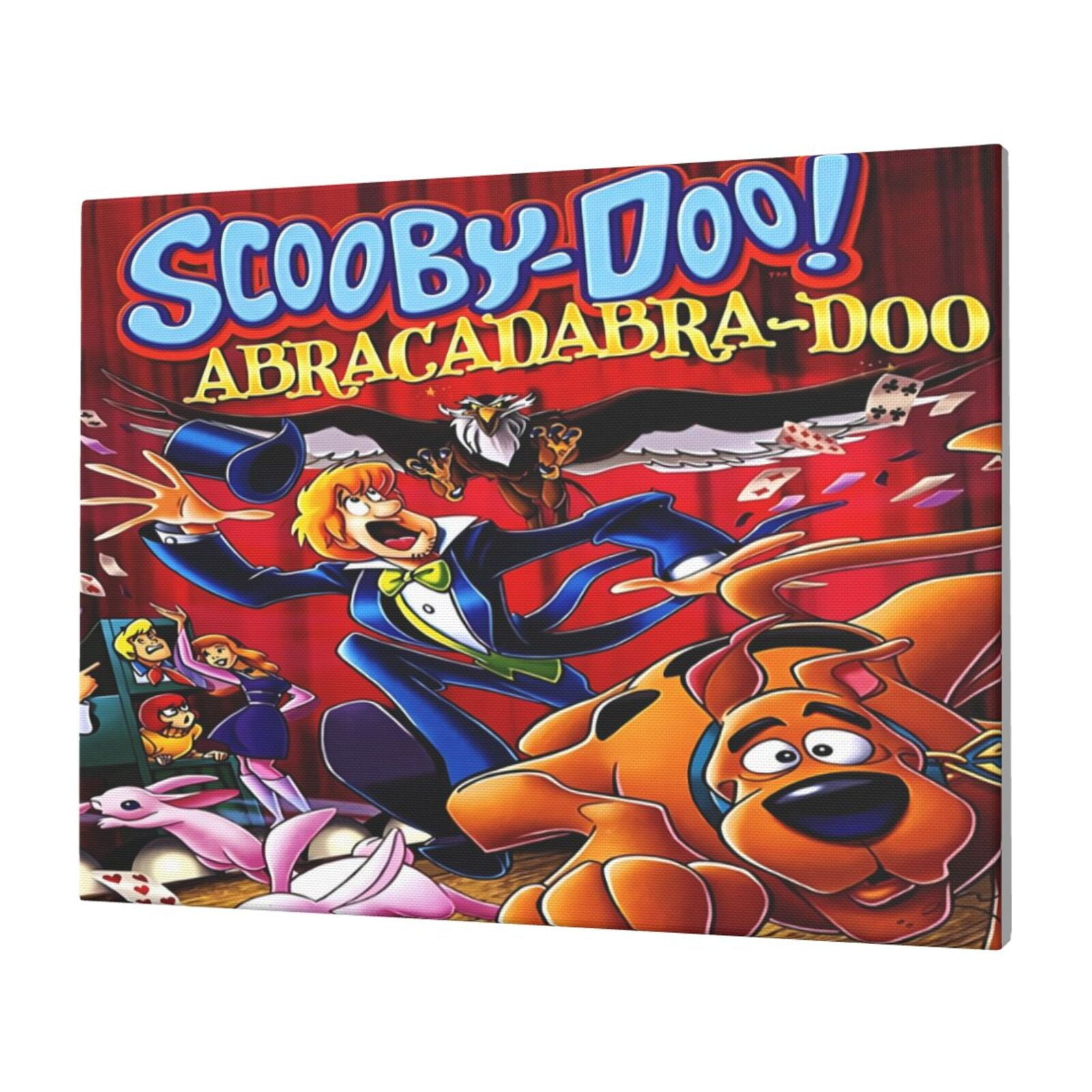 Saiise Scooby-Doo Frameless Canvas Wall Art - Contemporary Abstract ...