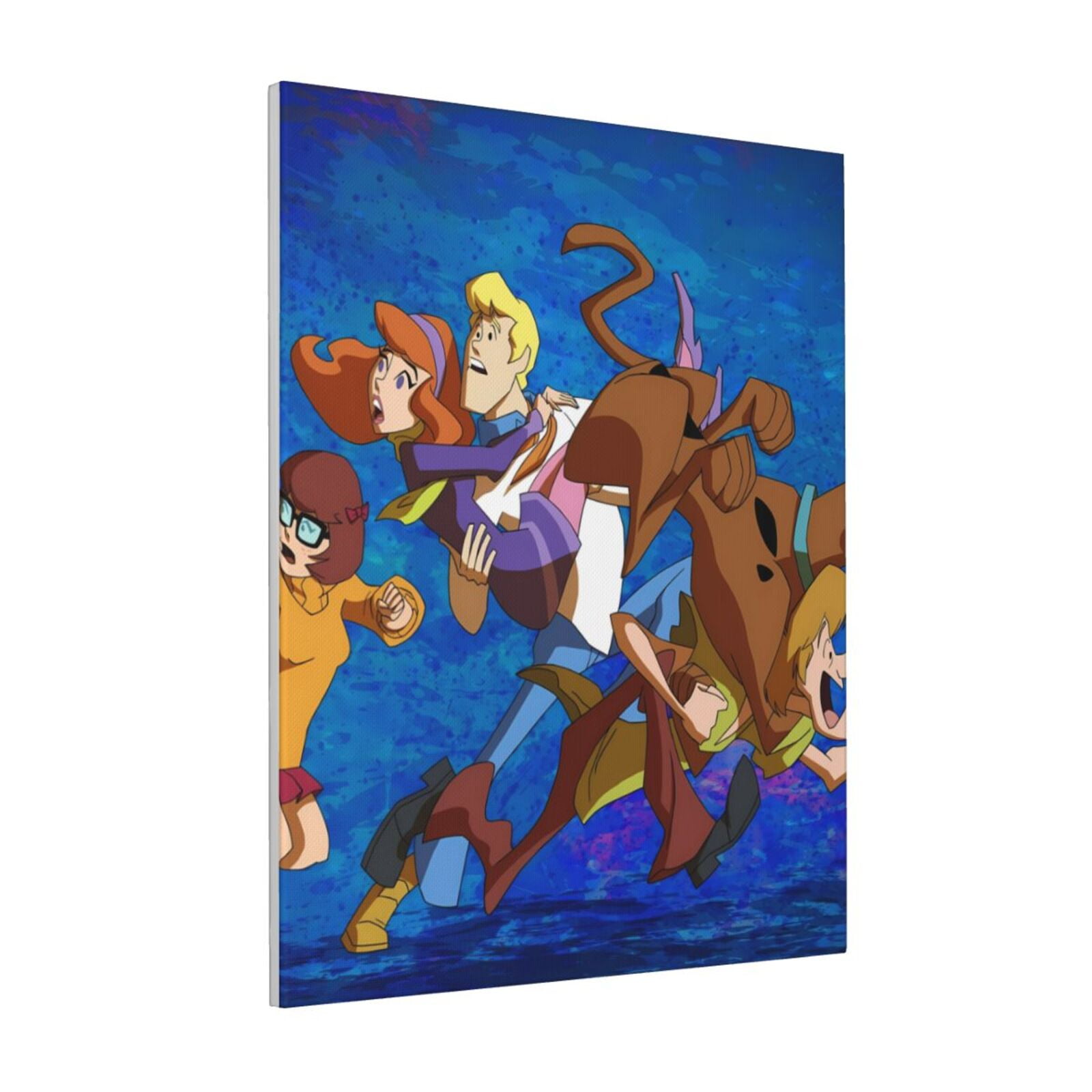Saiise Scooby-Doo Frameless Wall Art for Home Decor,Modern Abstract ...