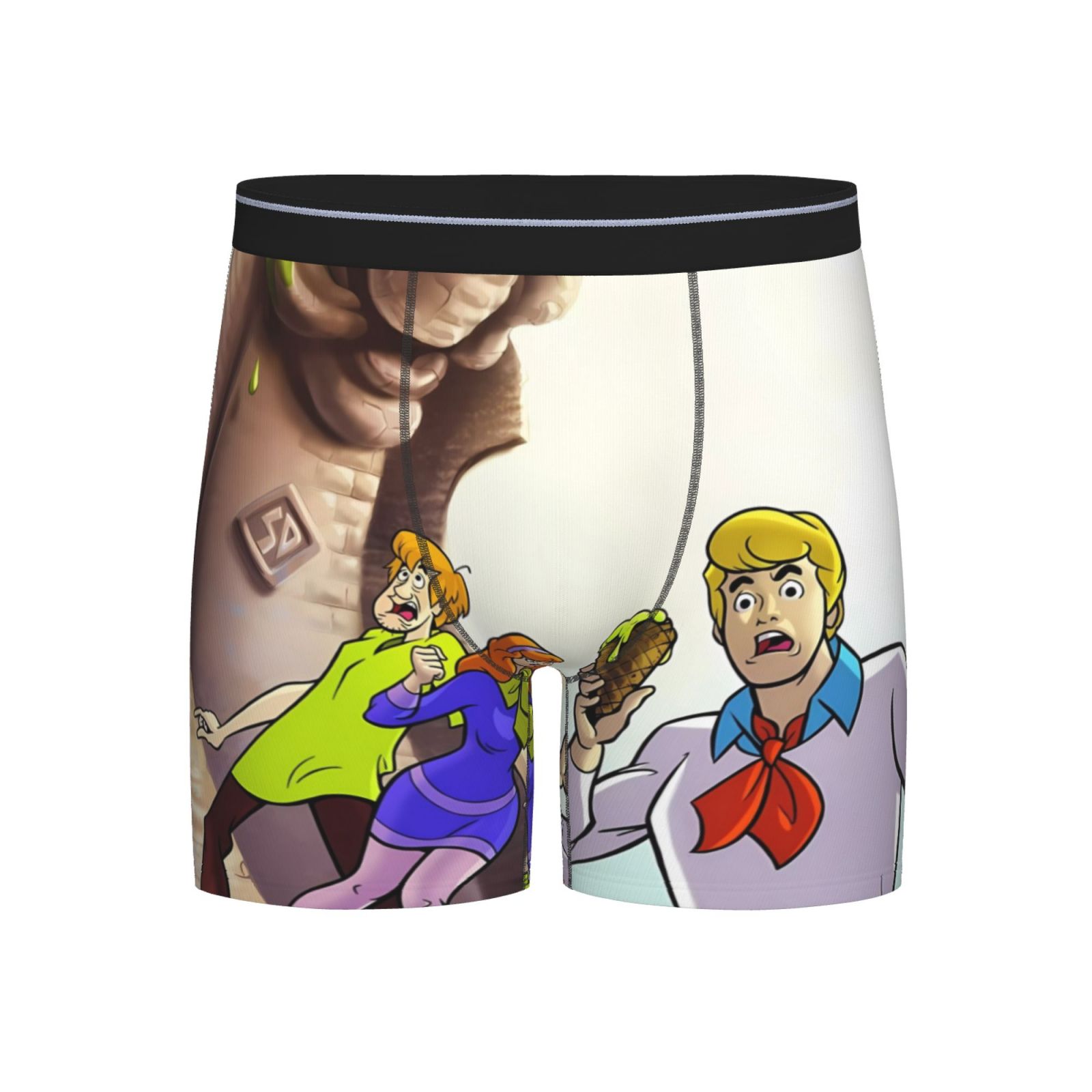 Saiise Scooby-Doo Men's Underwear Boxer Briefs Cotton Trunks Short Leg ...