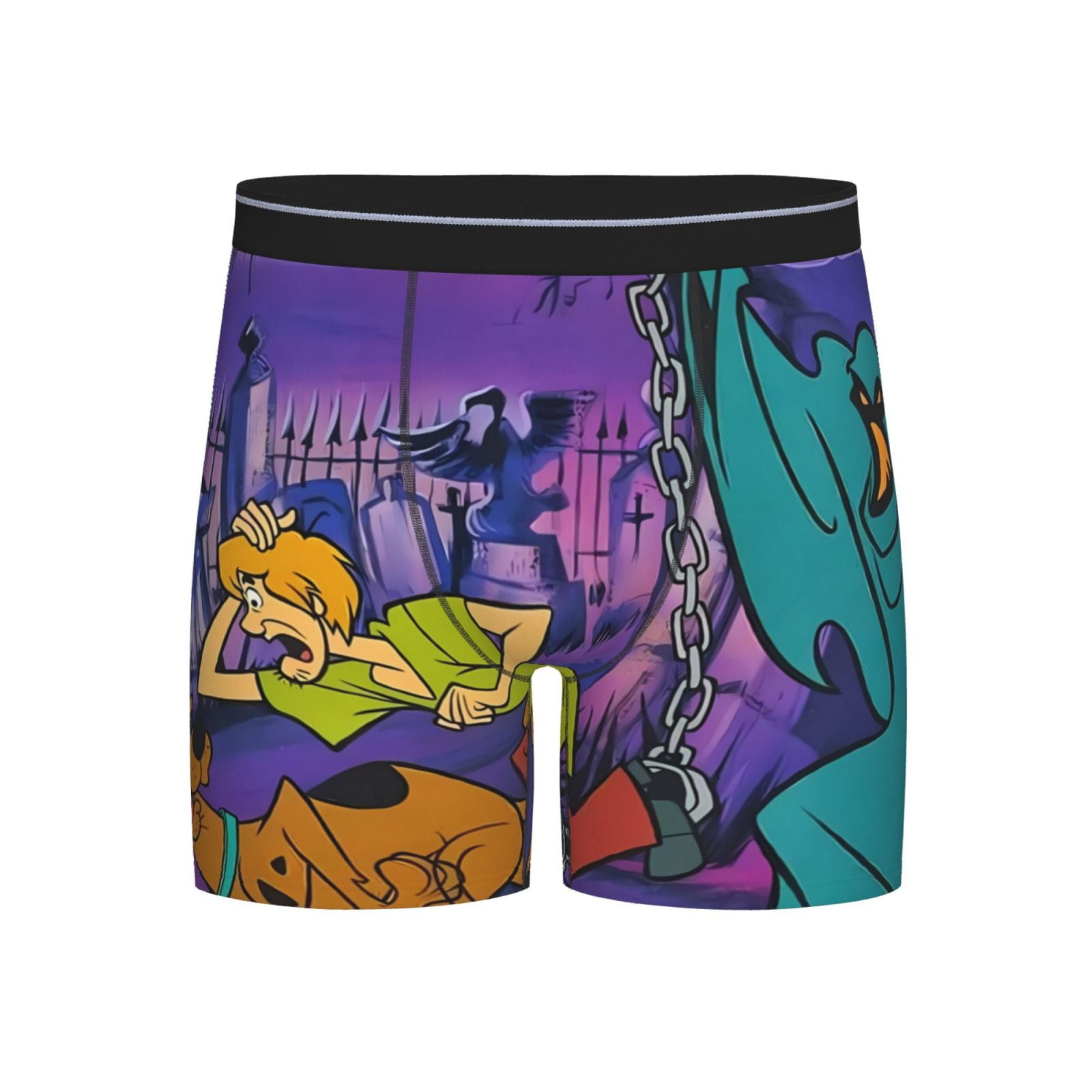 Saiise Scooby-Doo Men's Underwear Boxer Briefs Cotton Trunks Short Leg ...