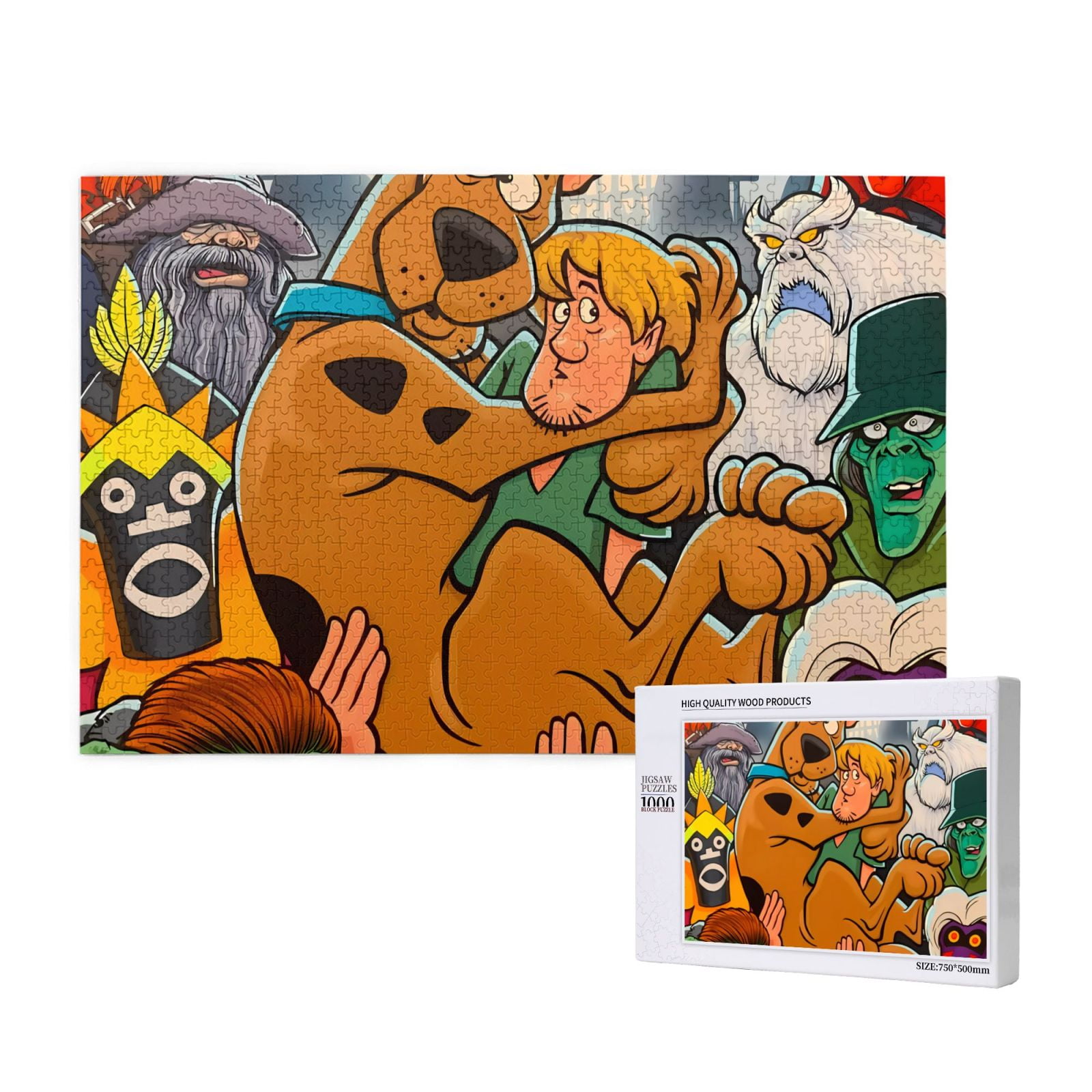 Saiise Scooby-Doo Print 1000 Jigsaw Puzzle for Adults and Family ...