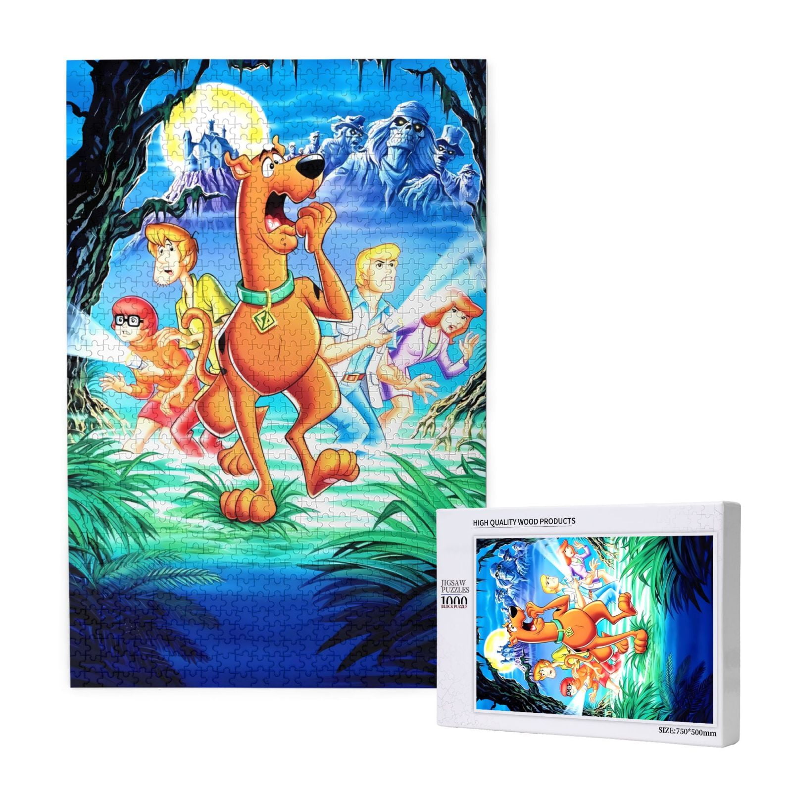 Saiise Scooby-Doo Print 1000 Jigsaw Puzzle for Adults and Family ...