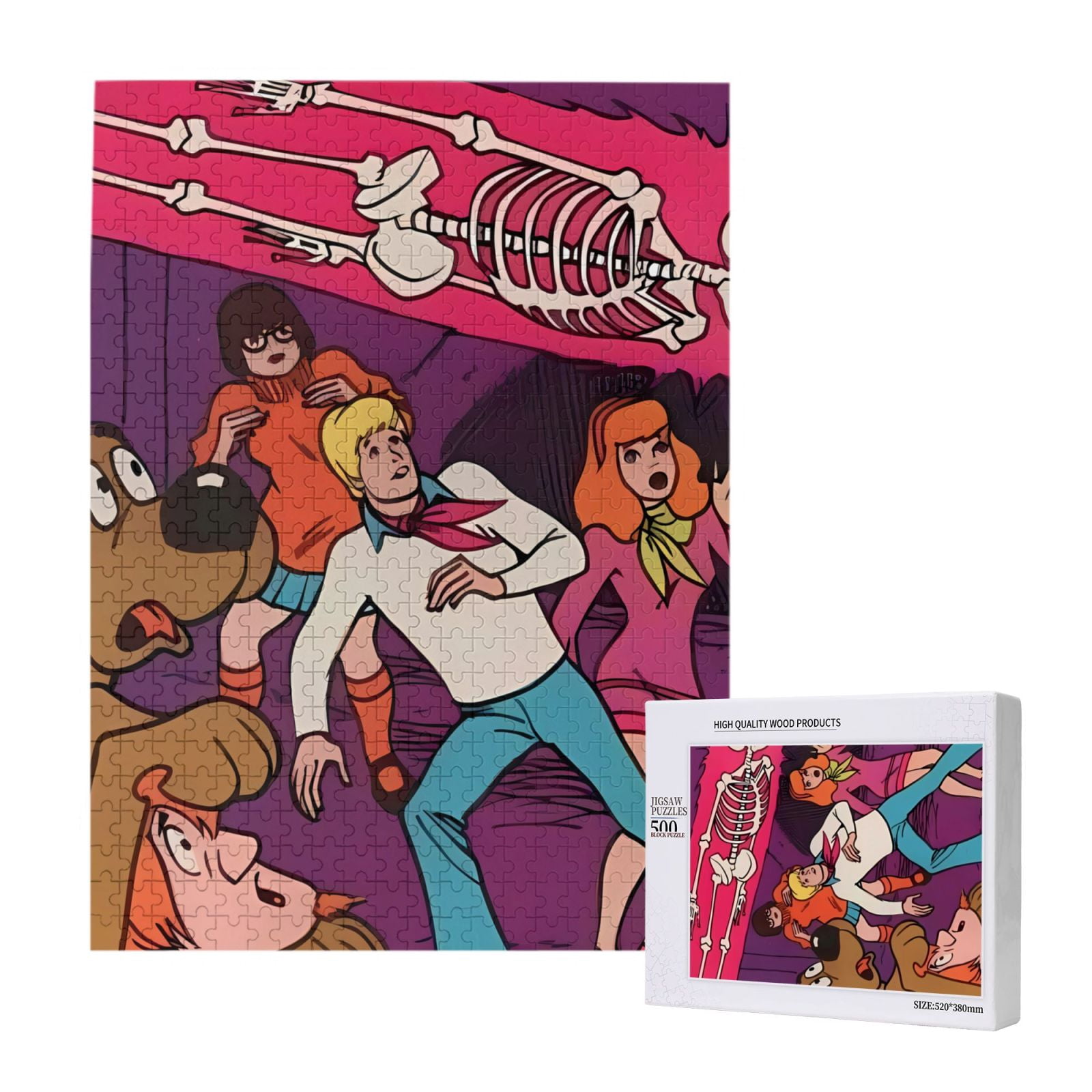 Saiise Scooby-Doo Print 500 Jigsaw Puzzle for Adults and Family ...