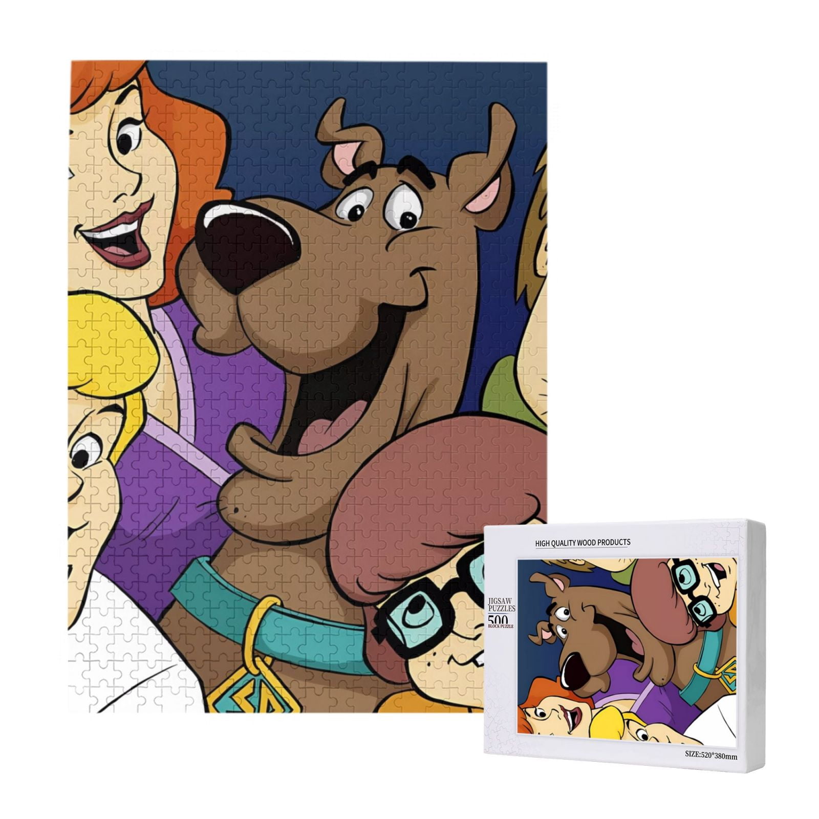 Saiise Scooby-Doo Print 500 Jigsaw Puzzle for Adults and Family ...