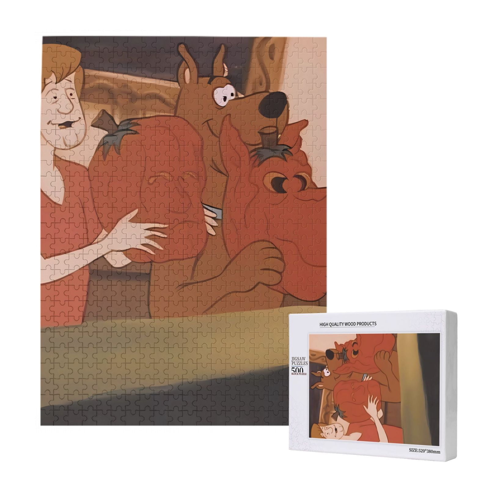 Saiise Scooby-Doo Print 500 Jigsaw Puzzle for Adults and Family ...