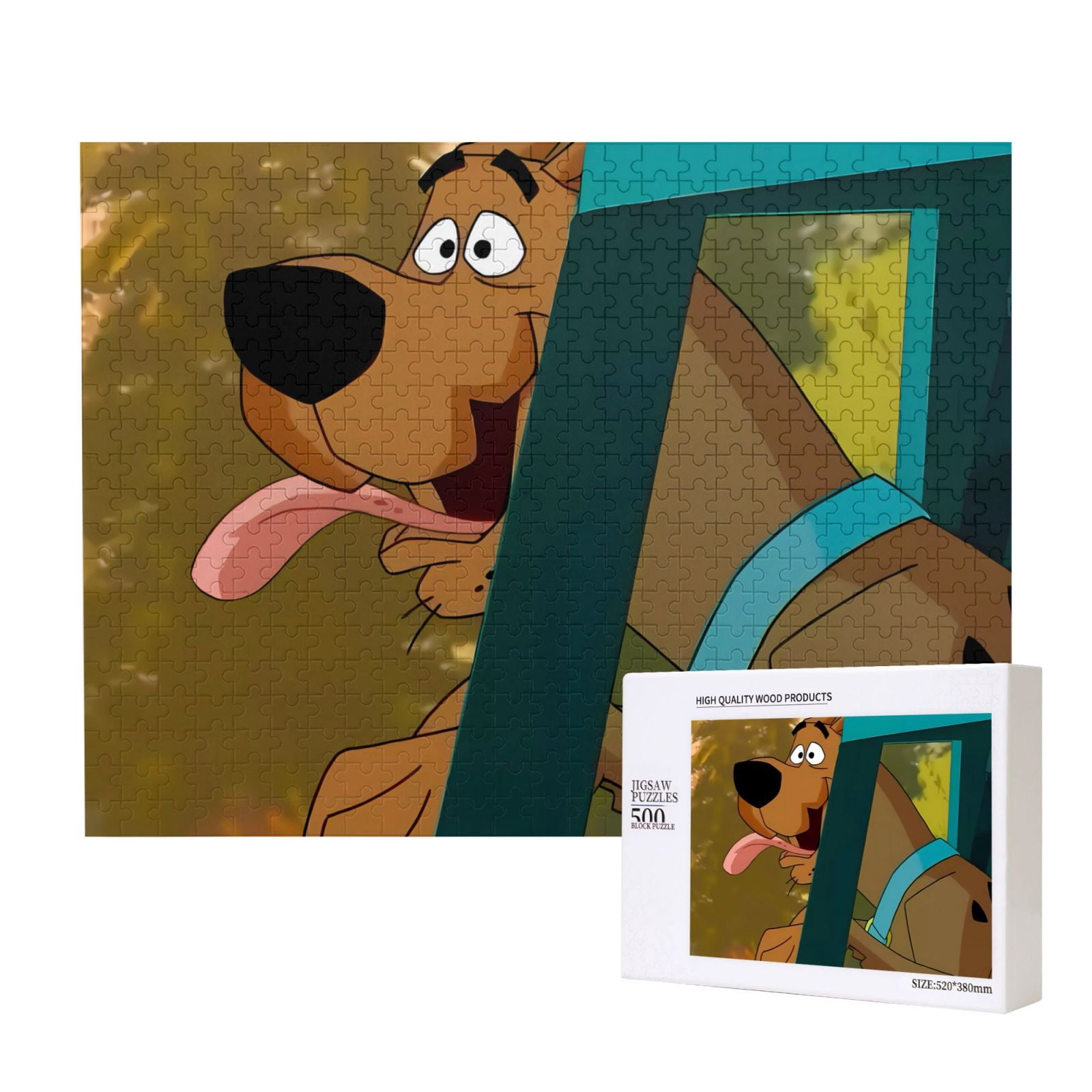 Saiise Scooby-Doo Print 500 Jigsaw Puzzle for Adults and Family ...