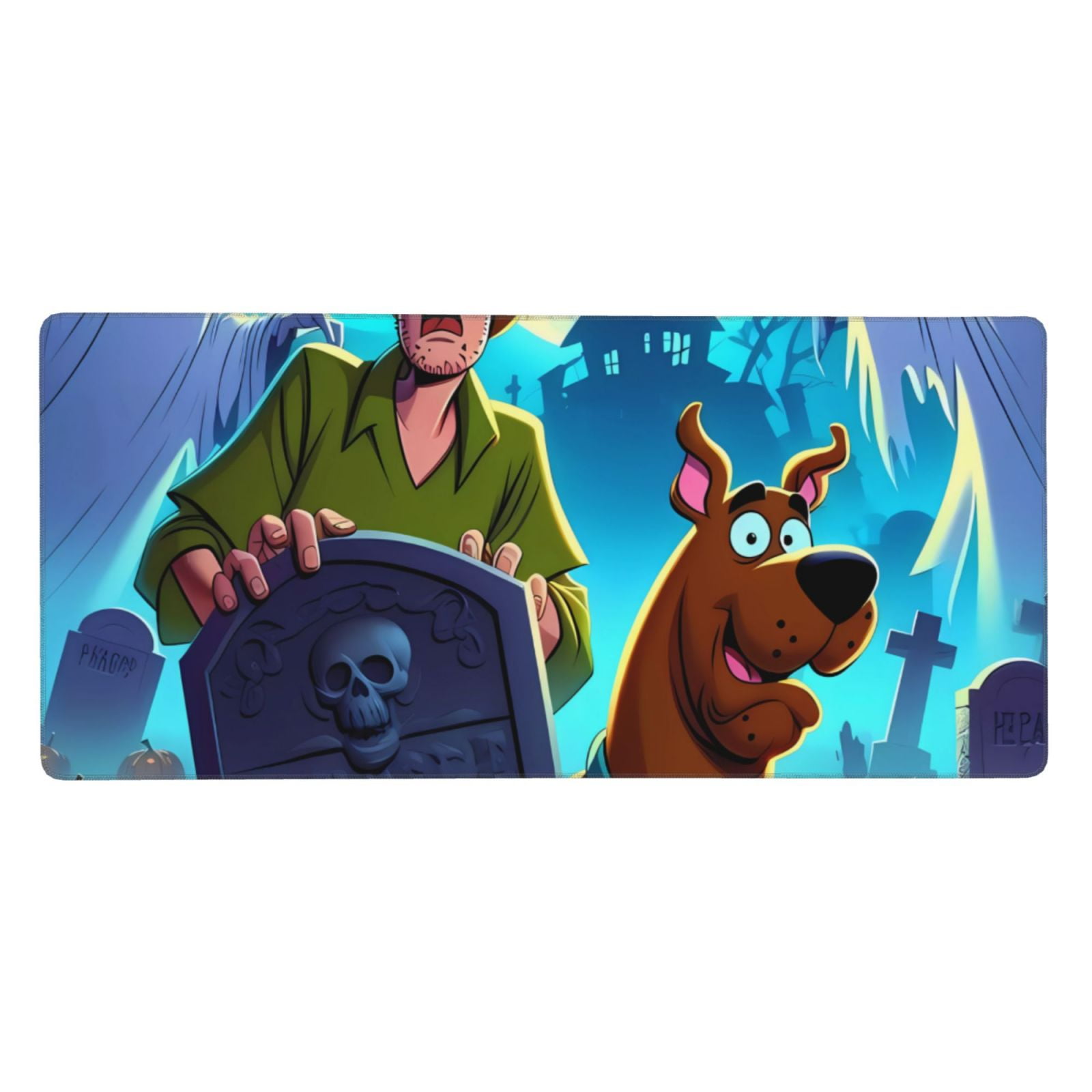 Saiise Scooby-Doo Print Large Mouse Pad & Computer Game Mouse Mat Non ...