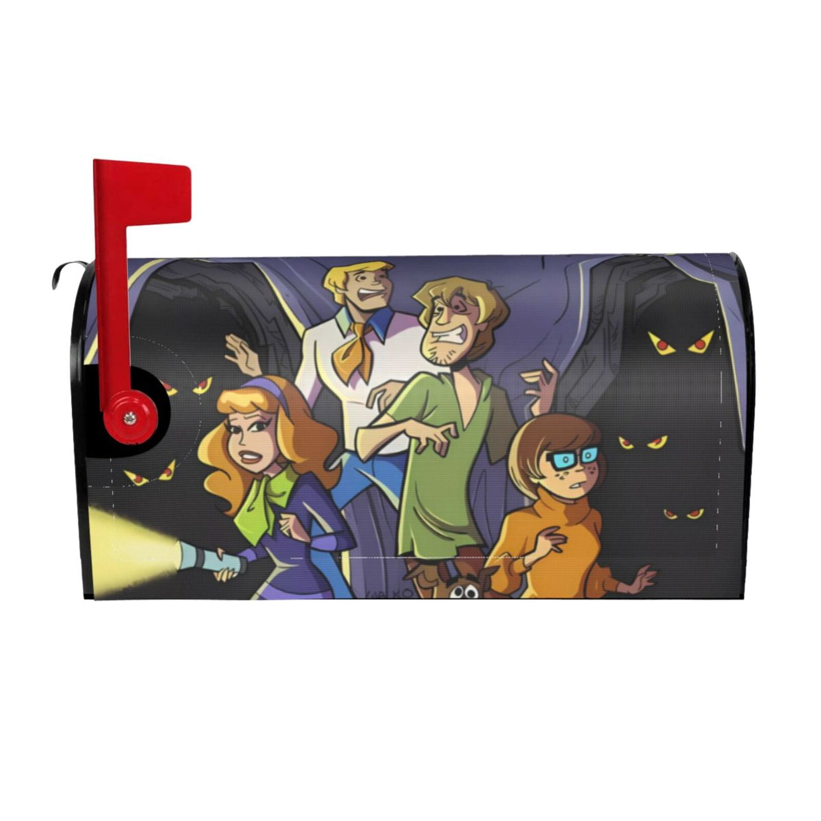 Saiise Scooby-Doo Print Mailbox Covers Magnetic Letter Post Box Cover ...