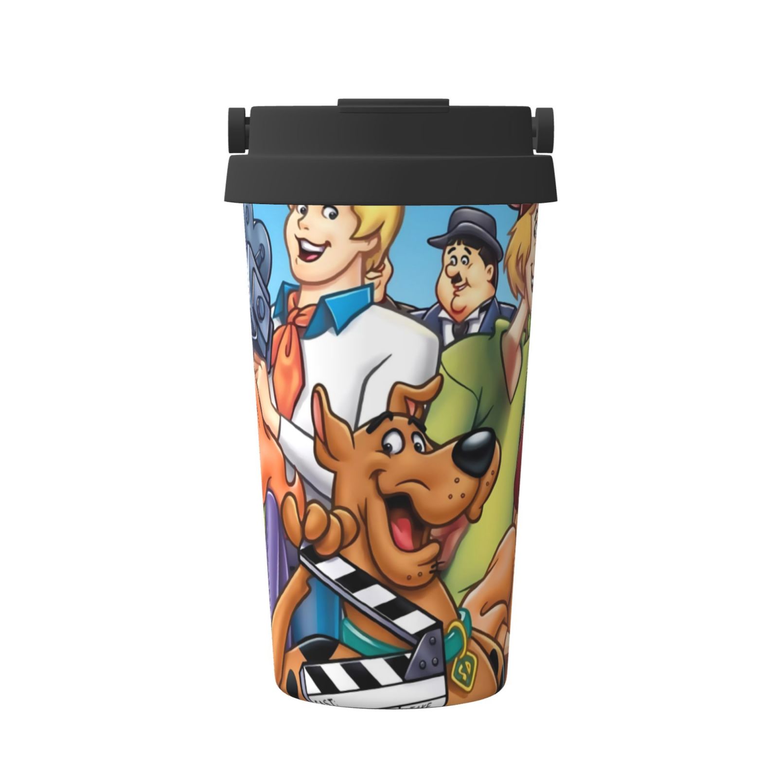 Saiise Scooby-Doo Print Travel Coffee Mug 16oz,Insulated Coffee Mug to ...
