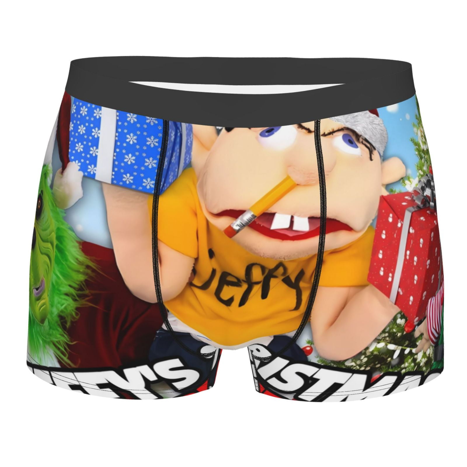 Saiise Sml Jeffy Ai Men's Underwear Boxer Briefs Cotton Trunks Short ...