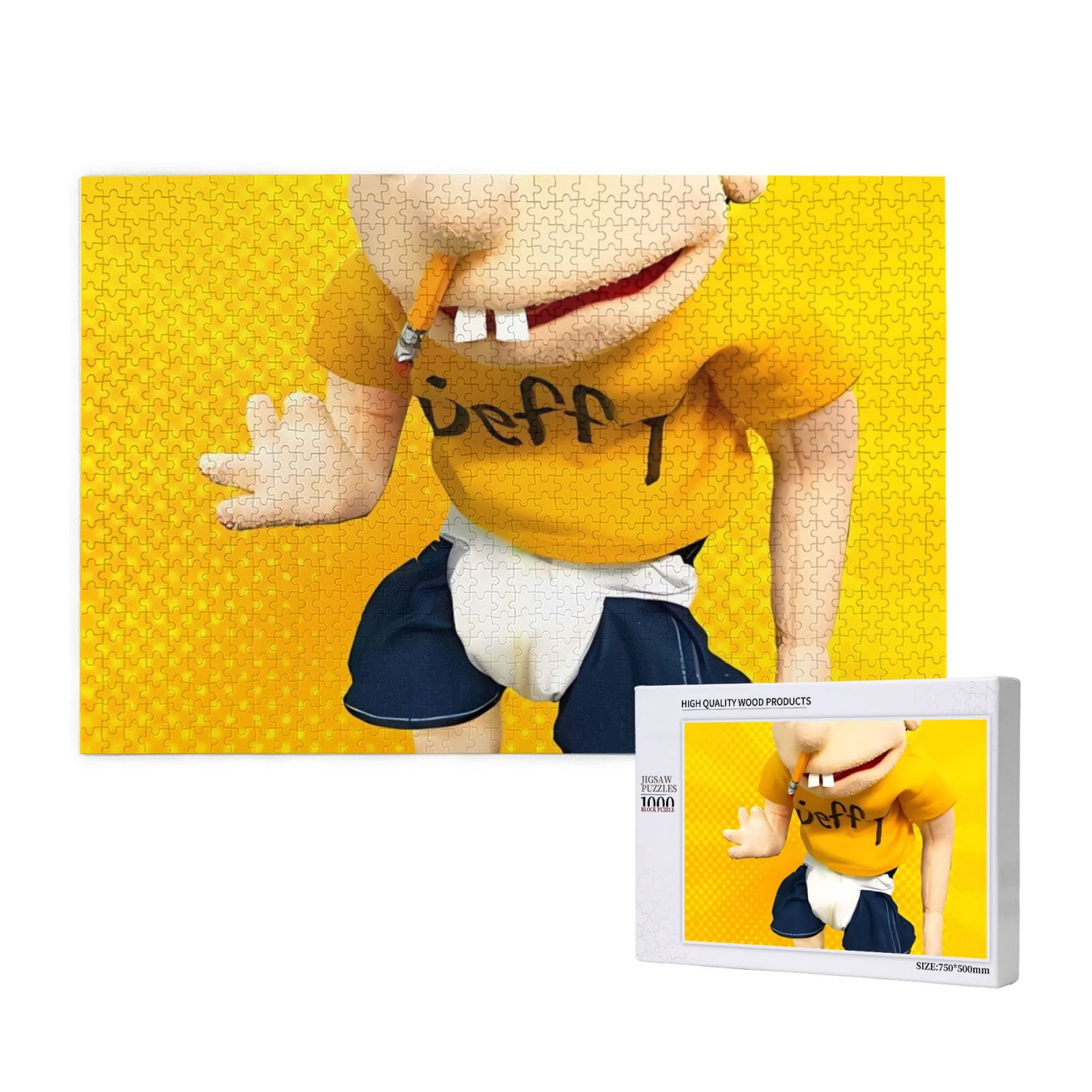 Saiise Sml Jeffy Print 1000 Jigsaw Puzzle for Adults and Family ...
