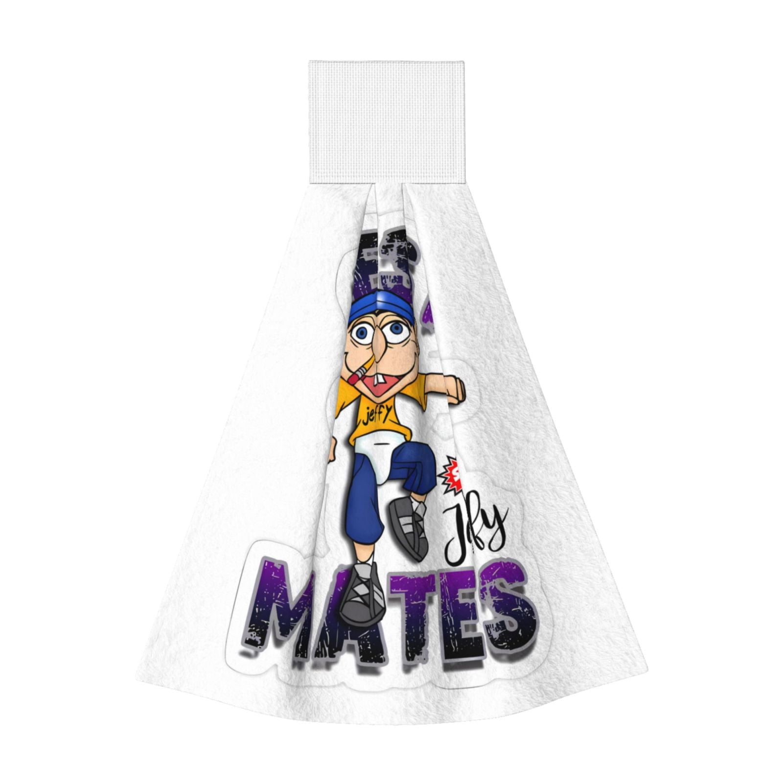 Saiise Sml Jeffy Print Hanging Kitchen Towels Hand Towel Loop Dish ...