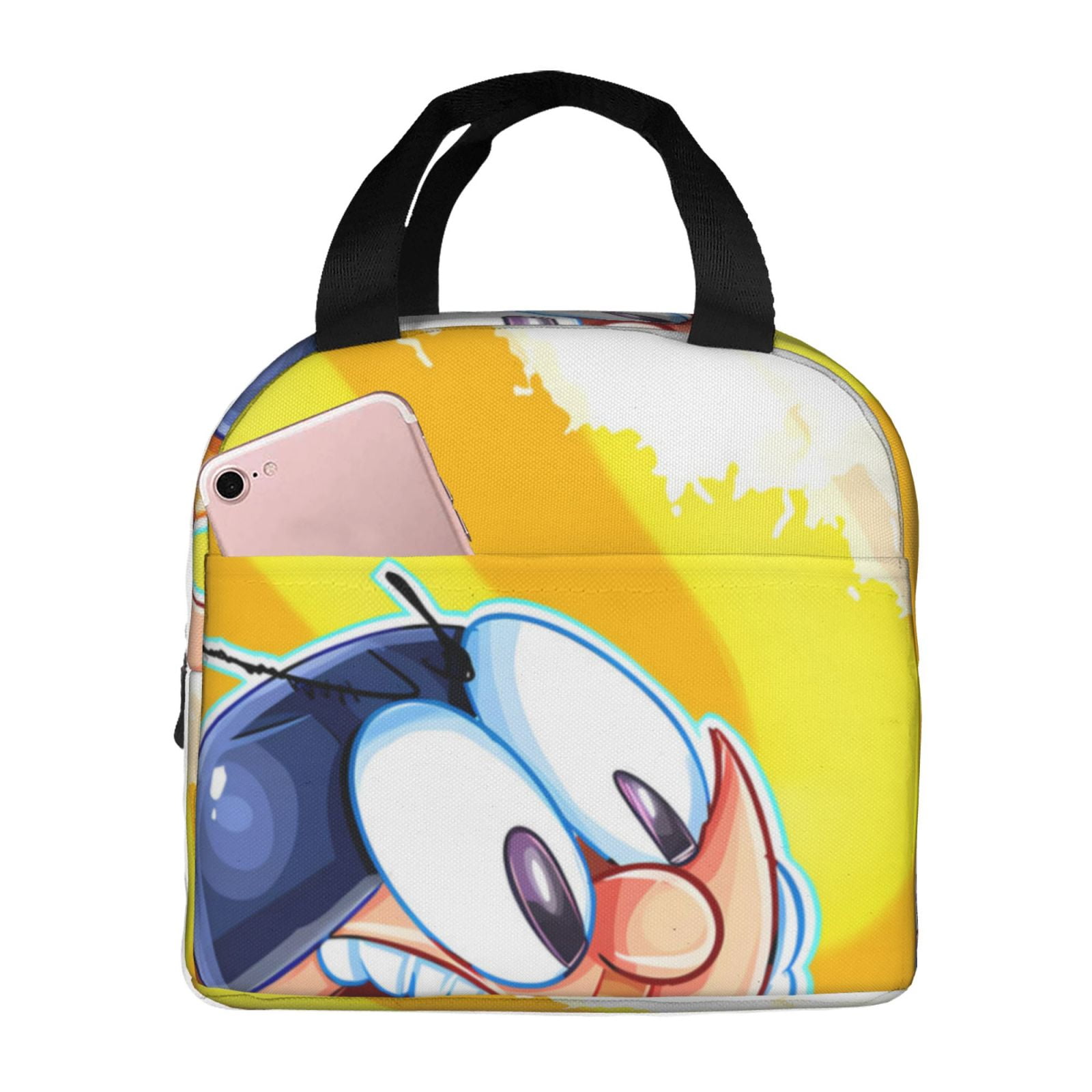 Saiise Sml Jeffy Print Lunch Box for Men Women Adults Lunch Bag for ...