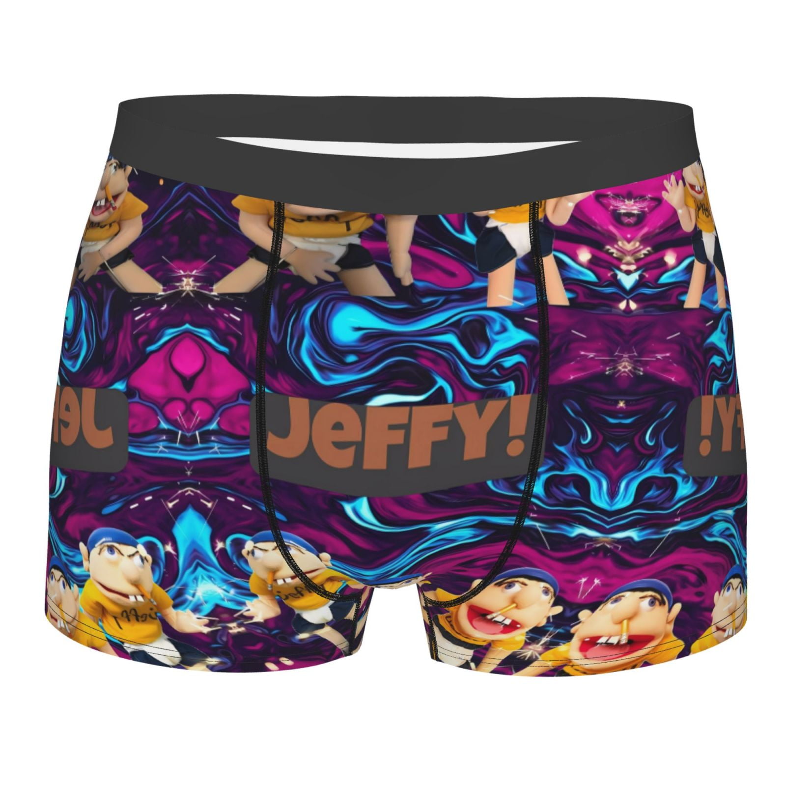Saiise Sml Jeffy Y Men's Underwear Boxer Briefs Cotton Trunks Short Leg ...