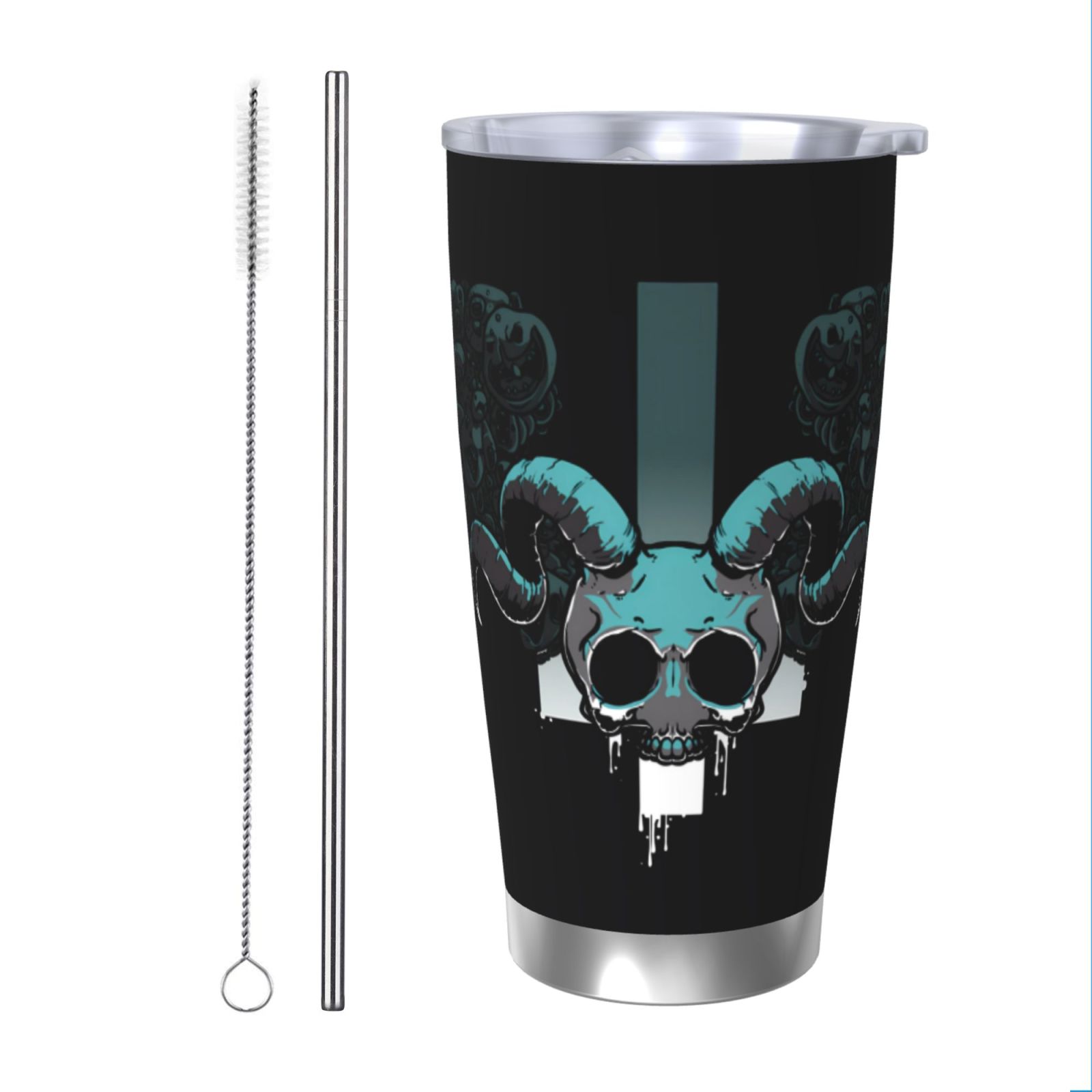 Saiise The Binding of Isaac Print Tumbler 20 Oz Stainless Steel Vacuum ...