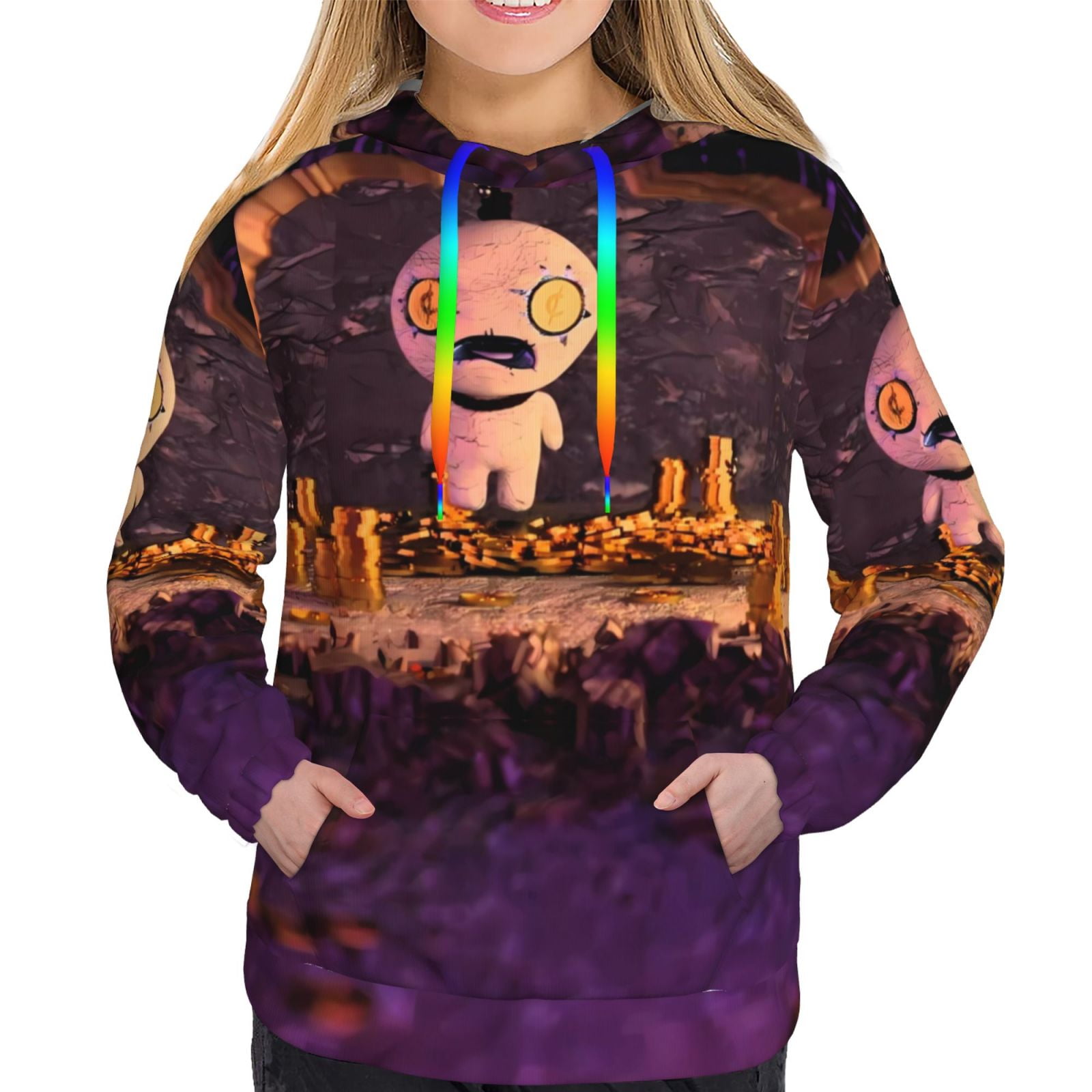 Saiise The Binding of Isaac Women's Hoodies Long Sleeve Sweatshirts ...