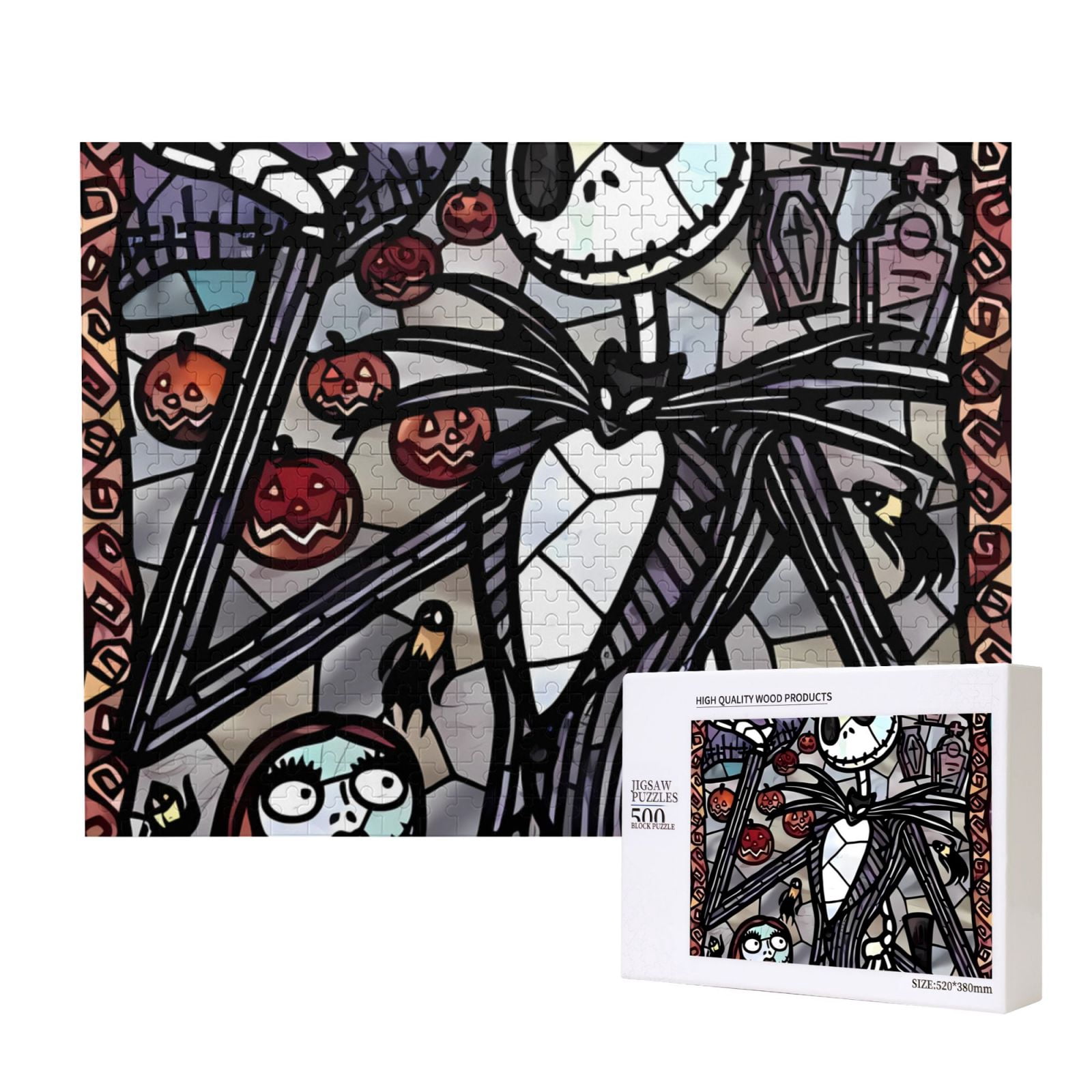 Saiise The Nightmare Before Christmas Print 500 Jigsaw Puzzle for ...
