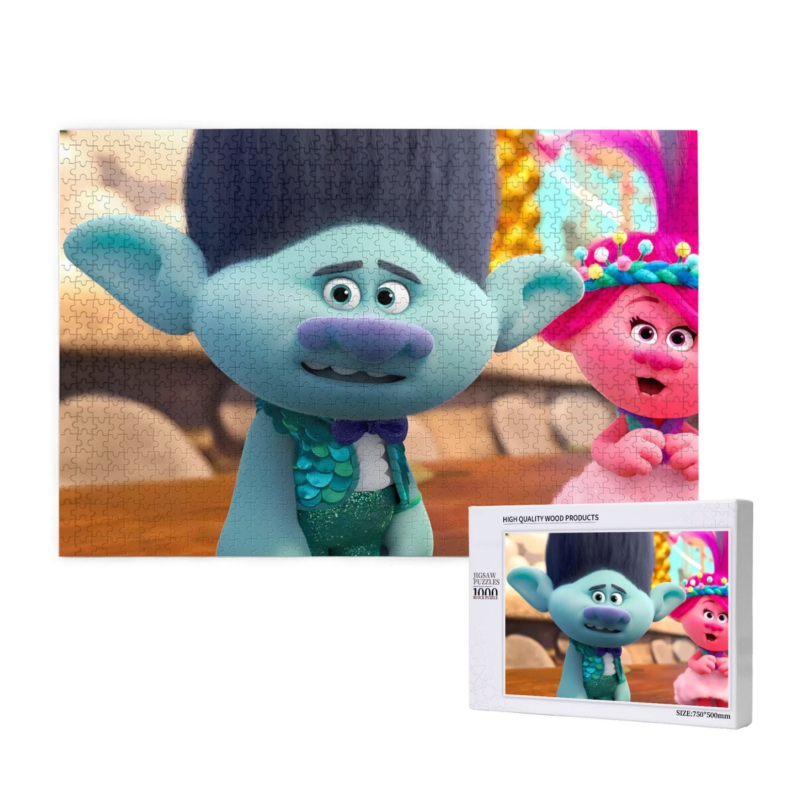 Saiise Trolls Band Together Print 1000 Jigsaw Puzzle for Adults and ...