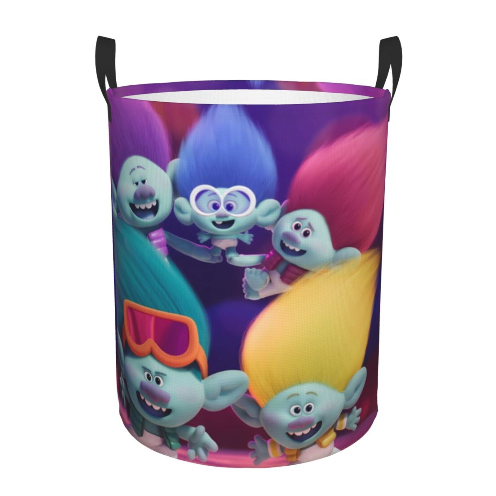 Saiise Trolls Band Together Print Laundry Basket Circular Laundry ...