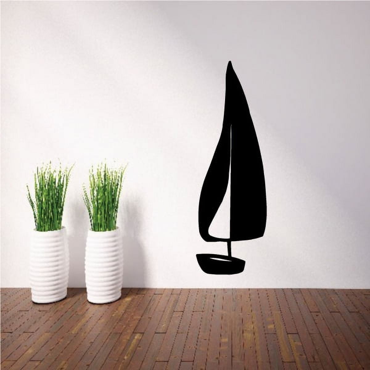 Sail Boat Wall Decal - Vinyl Decal - Car Decal - 004 - 36 Inches ...