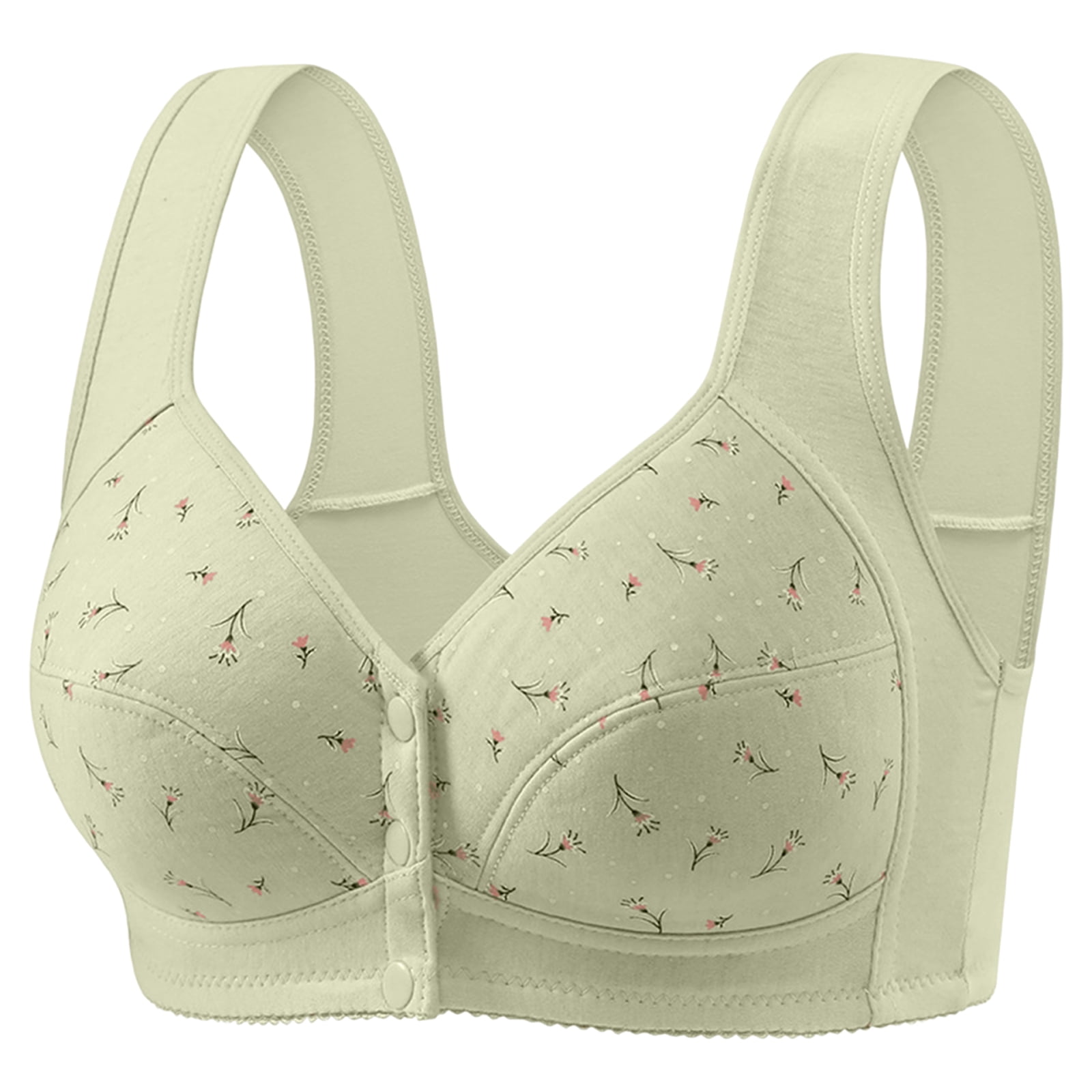 Lisa Charm Daisy Bras for Older Women, No Underwire Front Closure Lisa ...