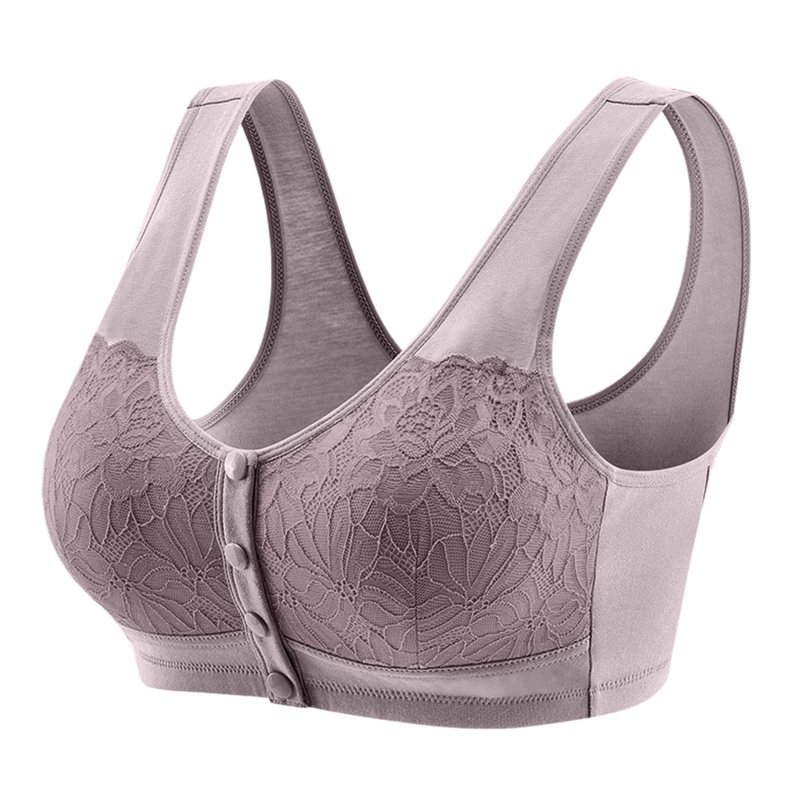 Posy Bra - Comfortable Front Button Wireless Shaping Bra, Lace Bras ...