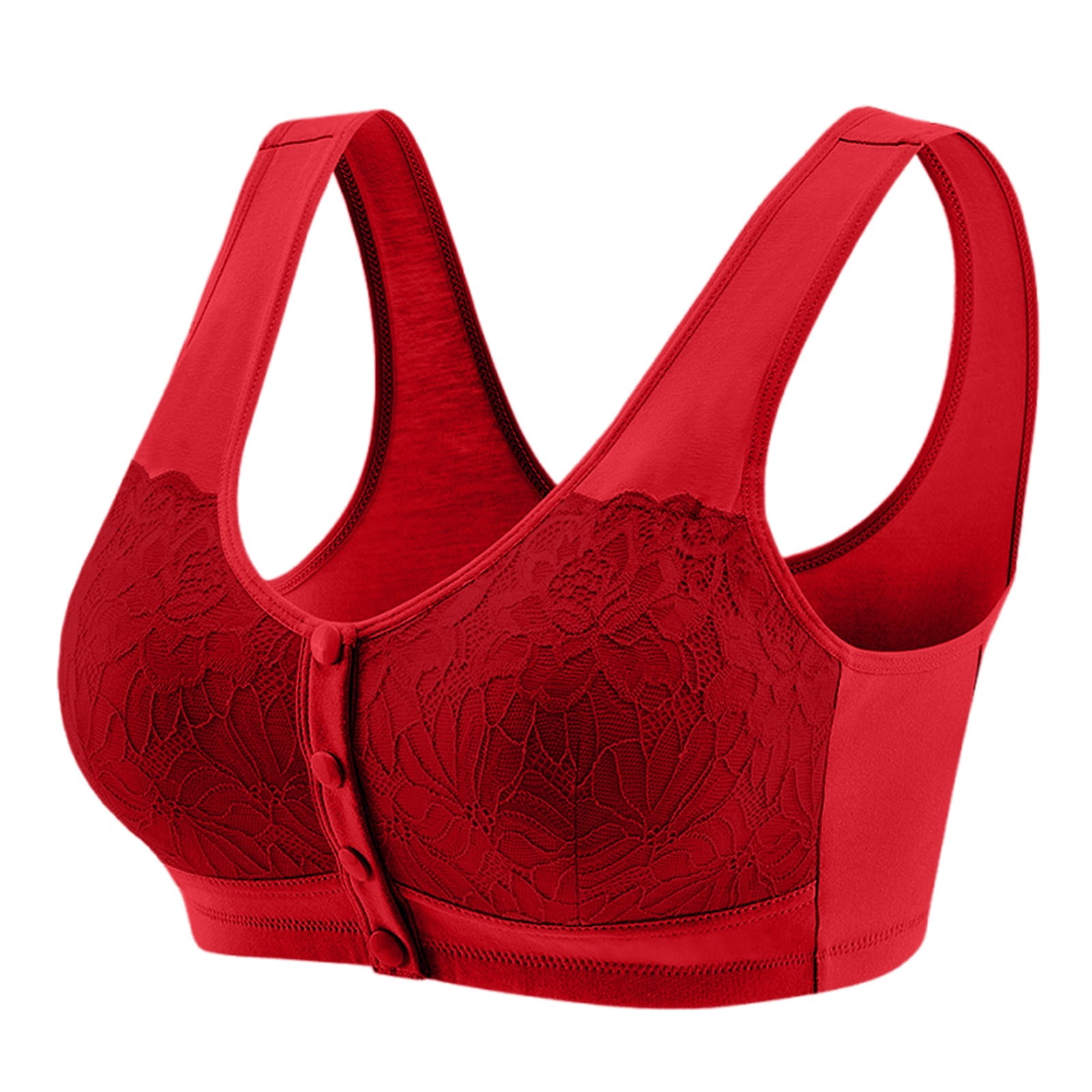 Posy Bra - Comfortable Front Button Wireless Shaping Bra, Lace Bras ...