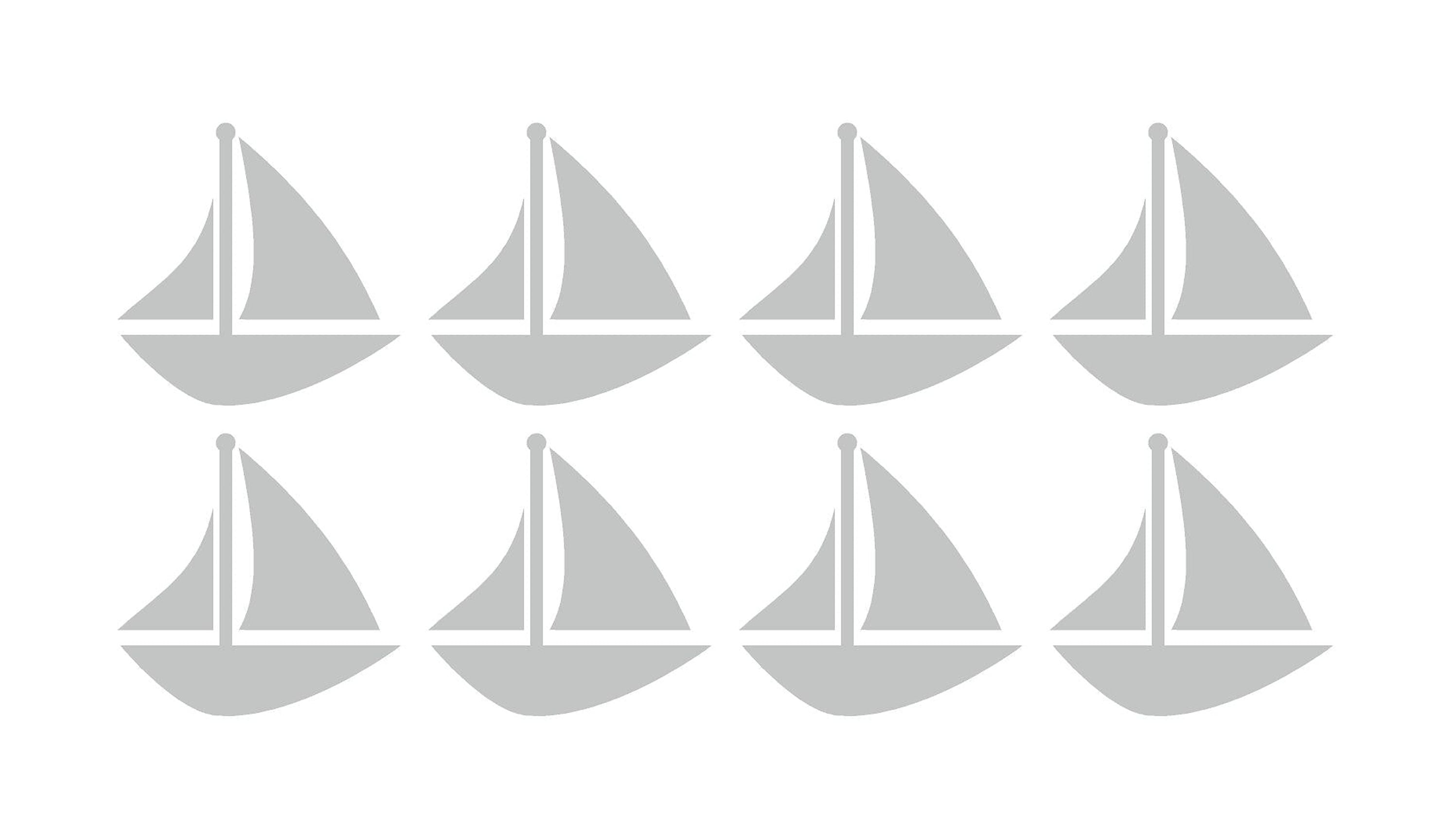 Sailboat Sliding Door Safety Film Etched Glass Vinyl Decal Sticker ...