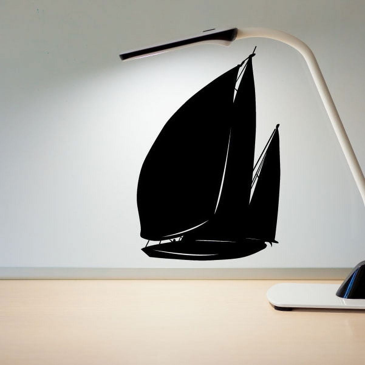 Sailboat Wall Decal - Vinyl Decal - Car Decal - BA009 - 36 Inches ...
