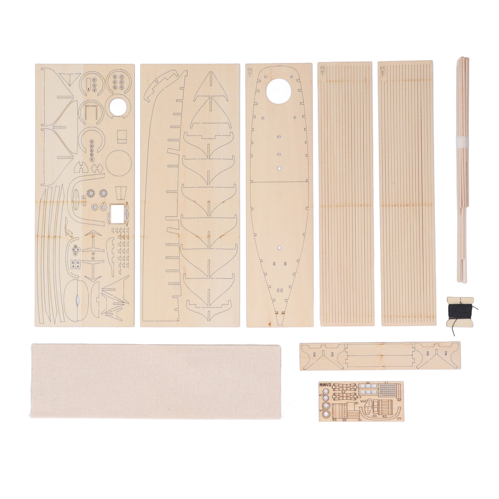 Sailboat Wood Craft Construction Model Exquisite Look Educational Ship ...