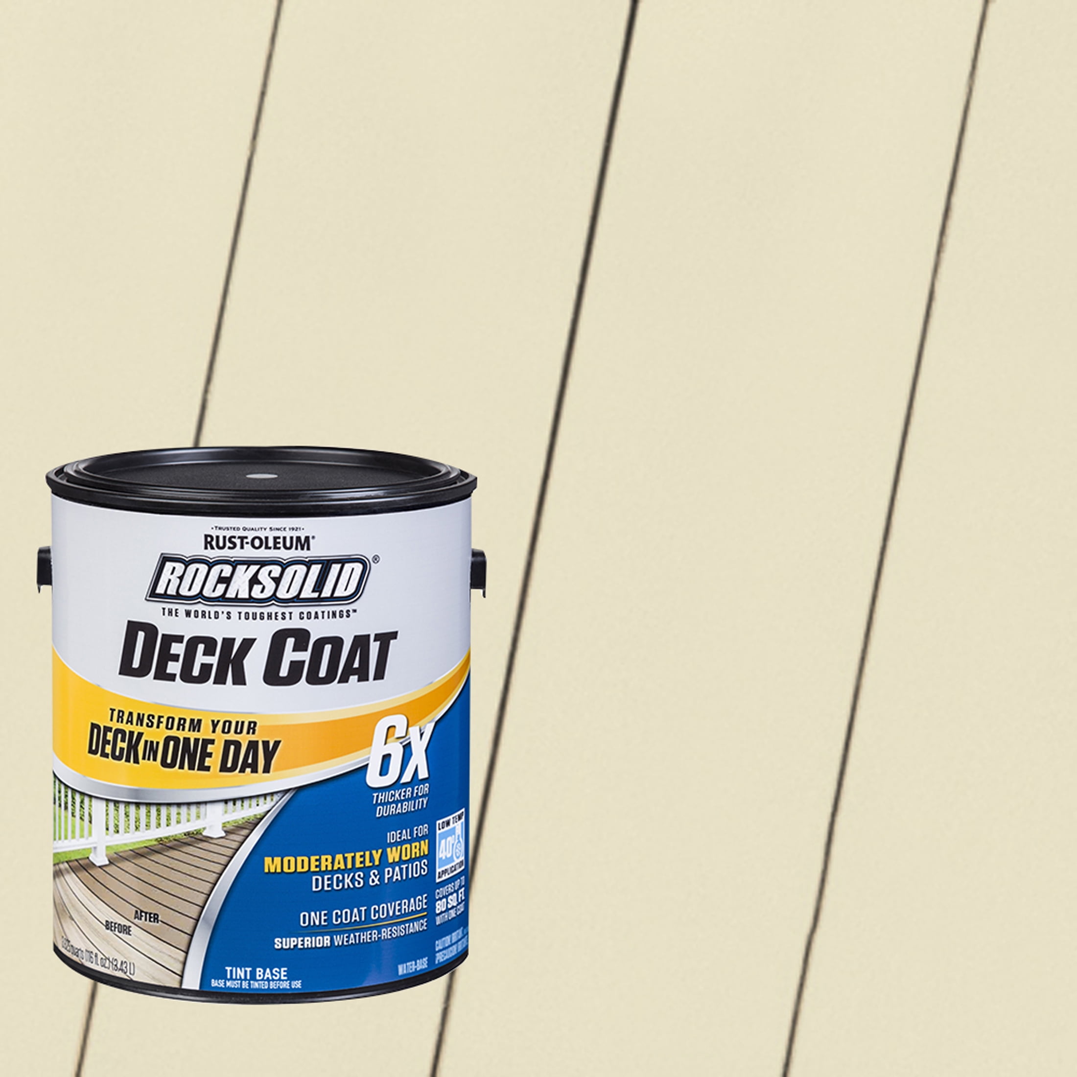 Sailcloth, Rust-Oleum RockSolid 6X Exterior Wood Deck Coat-319660T ...